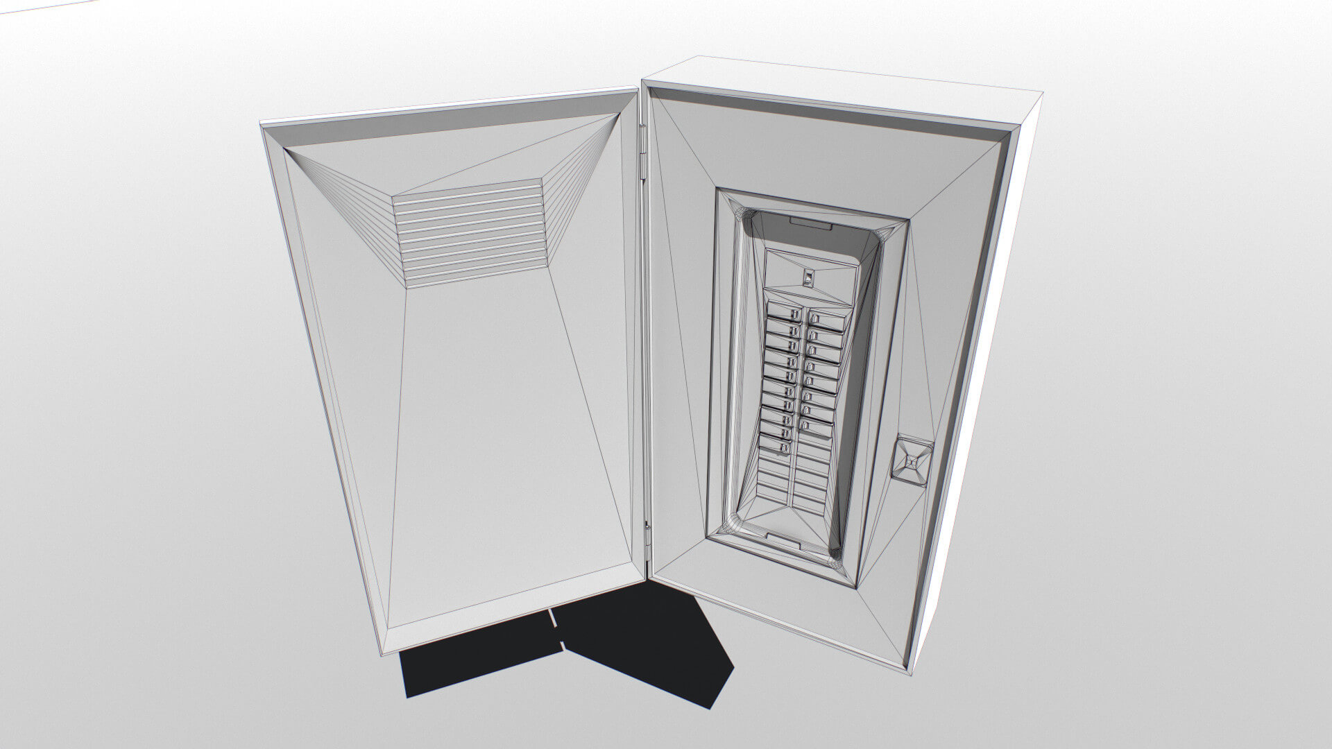 Fuse Box PBR - 3D Model by 32cm