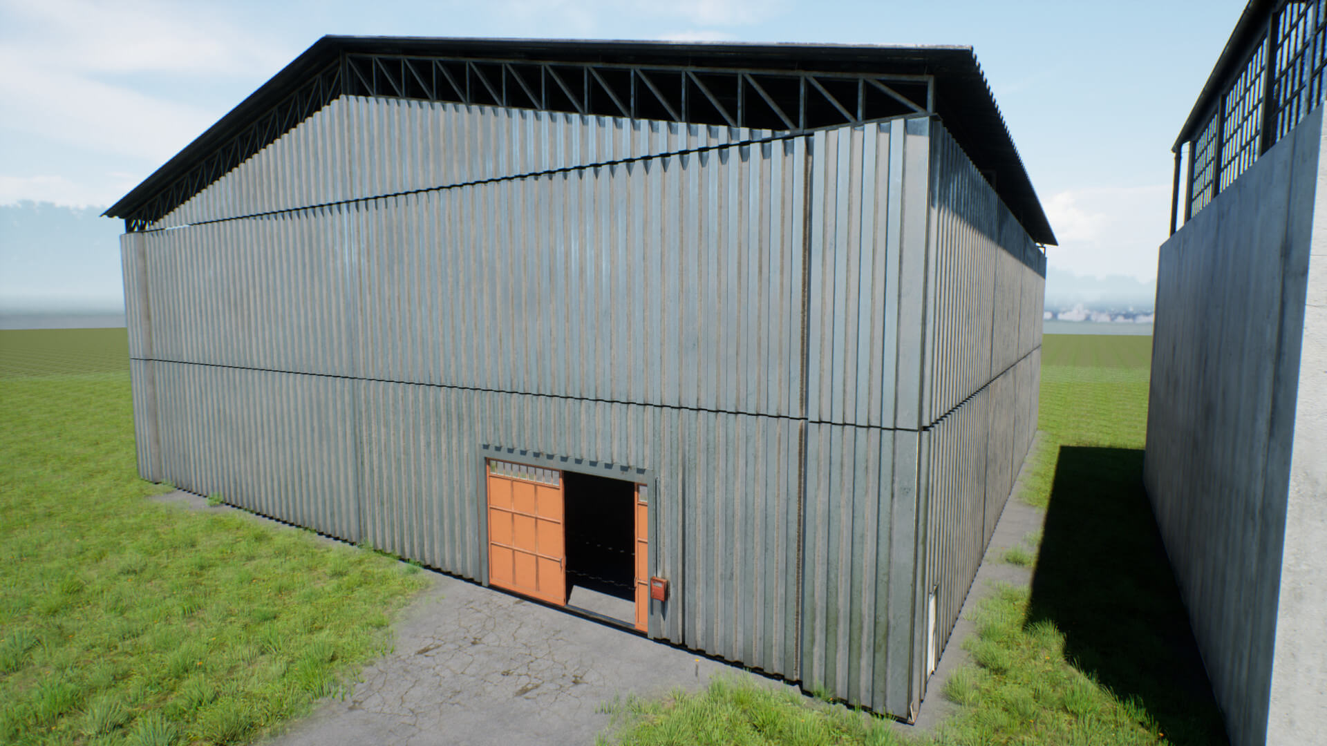 Modular Hangar - 3D Model by 32cm