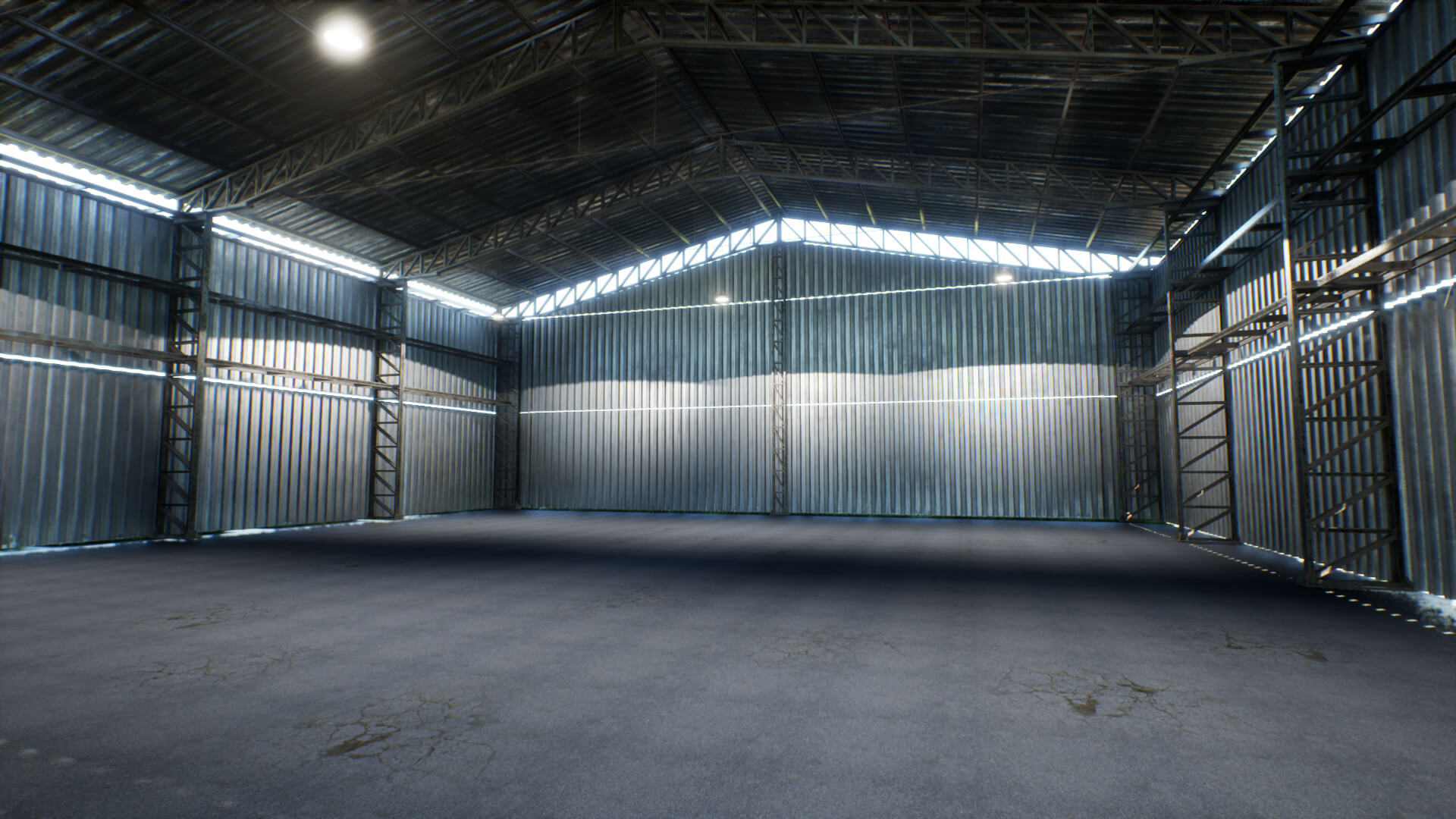 Modular Hangar - 3D Model by 32cm