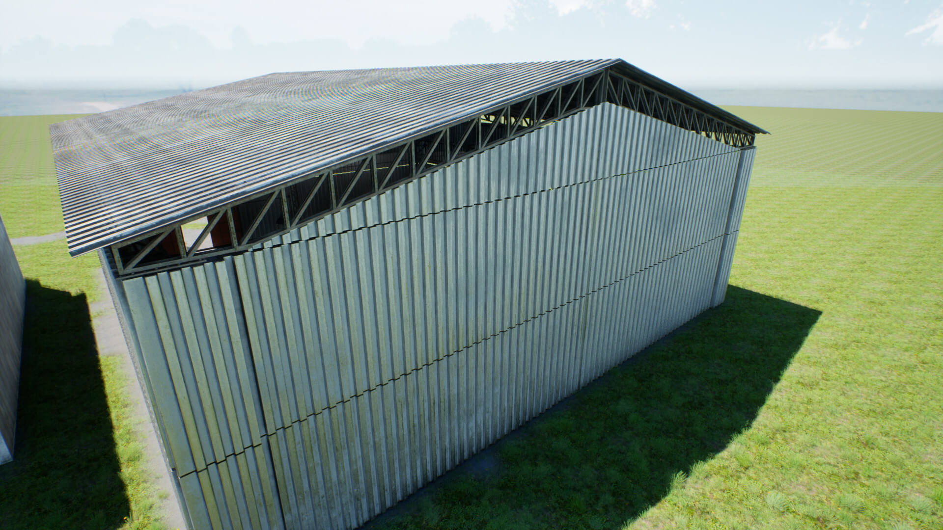 Modular Hangar - 3D Model by 32cm