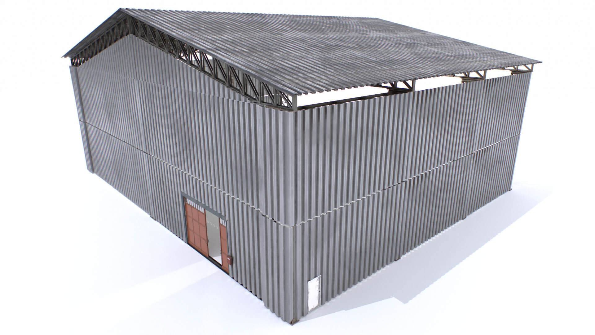 Modular Hangar - 3D Model by 32cm