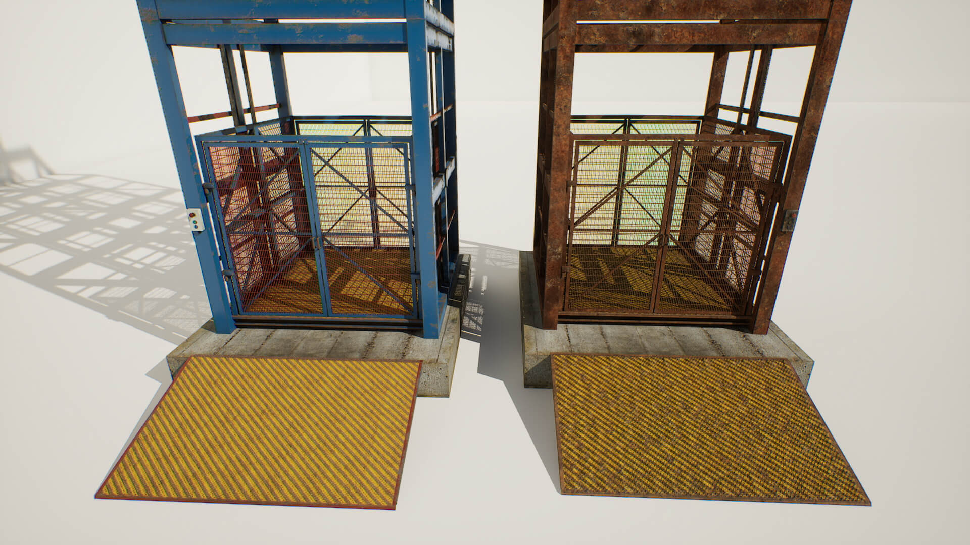 Industrial Elevator Modular - 3D Model by 32cm