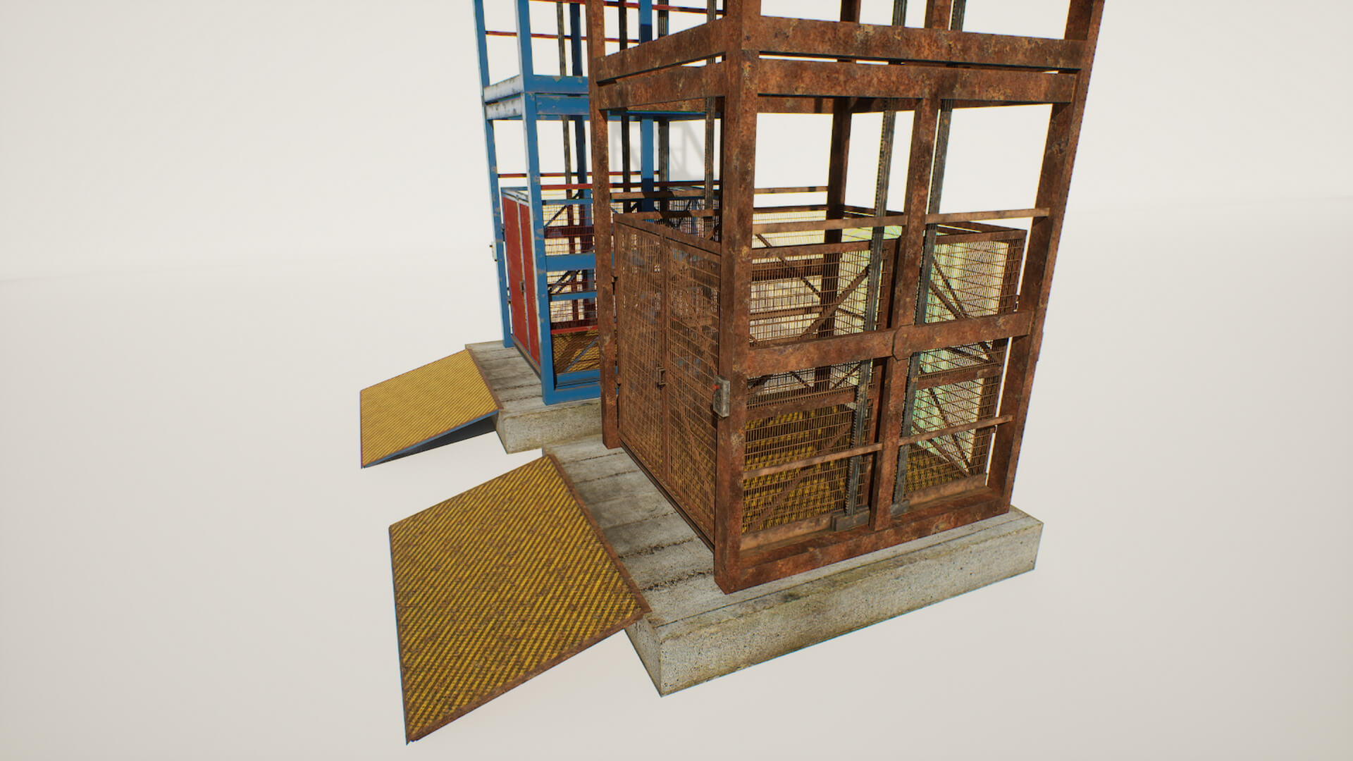 Industrial Elevator Modular - 3D Model by 32cm