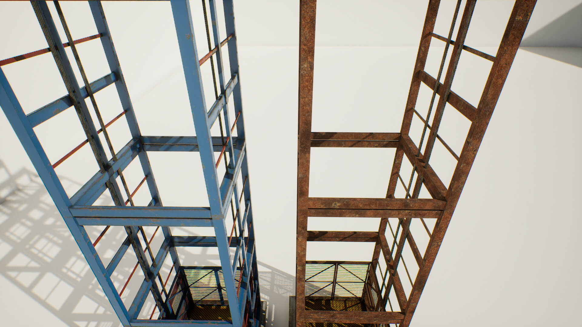 Industrial Elevator Modular - 3D Model by 32cm