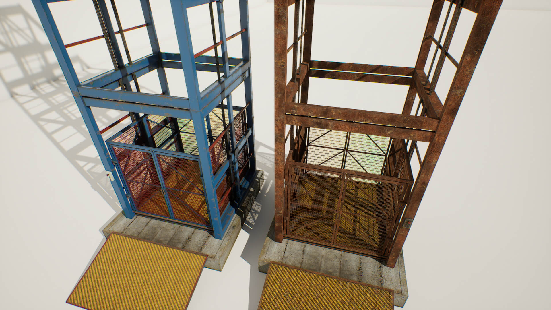 Industrial Elevator Modular - 3D Model by 32cm