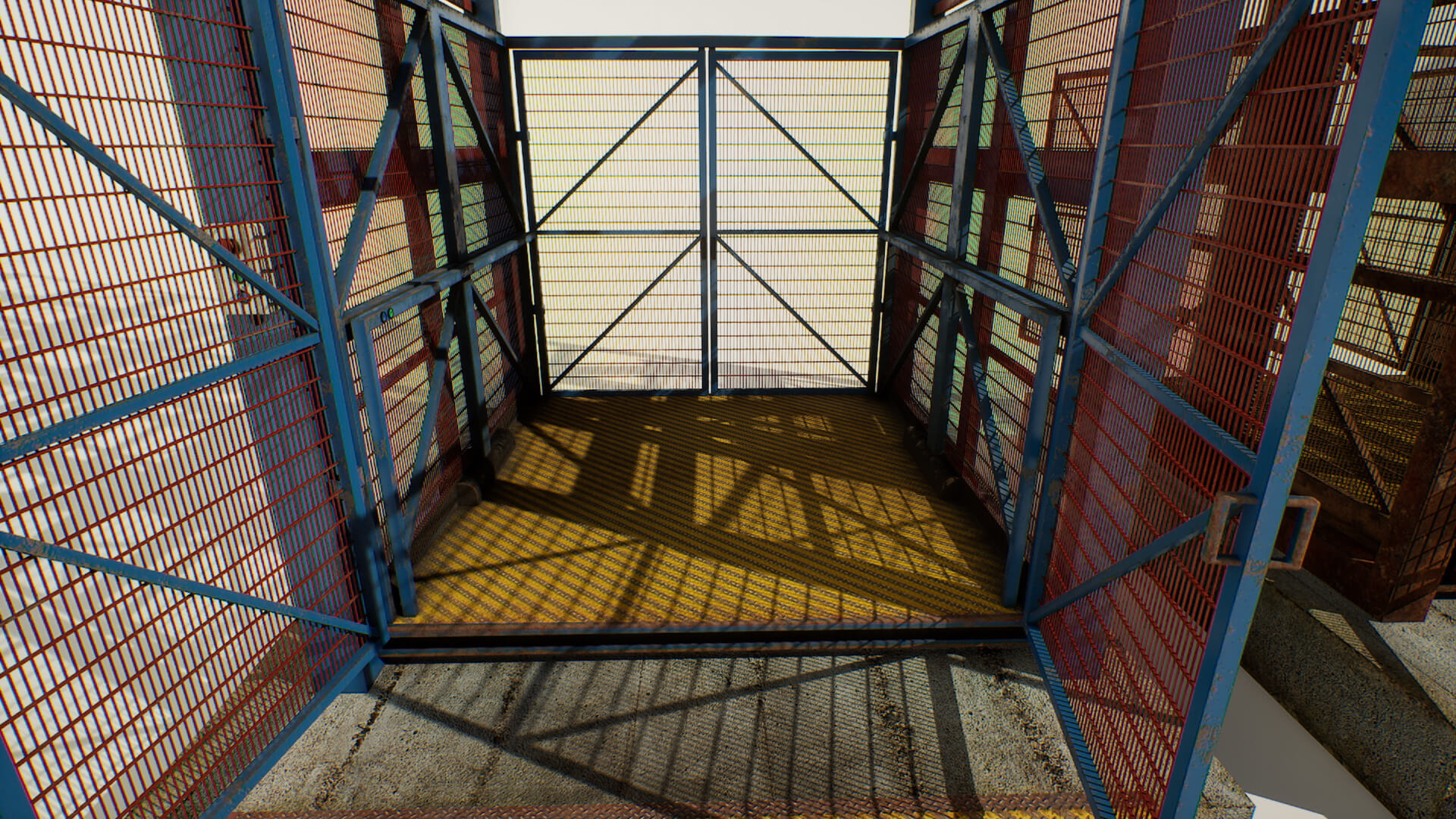 Industrial Elevator Modular - 3D Model by 32cm