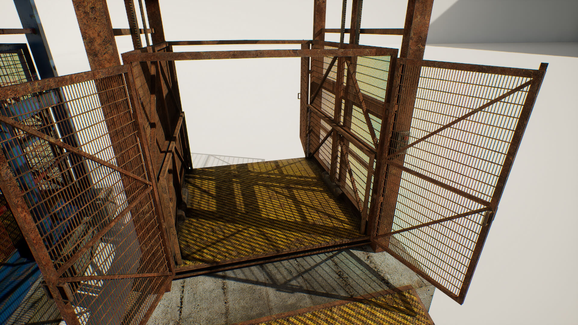 Industrial Elevator Modular - 3D Model by 32cm