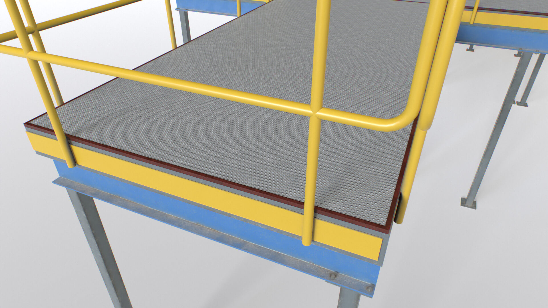 Industrial Platform Modular - 3D Model by 32cm