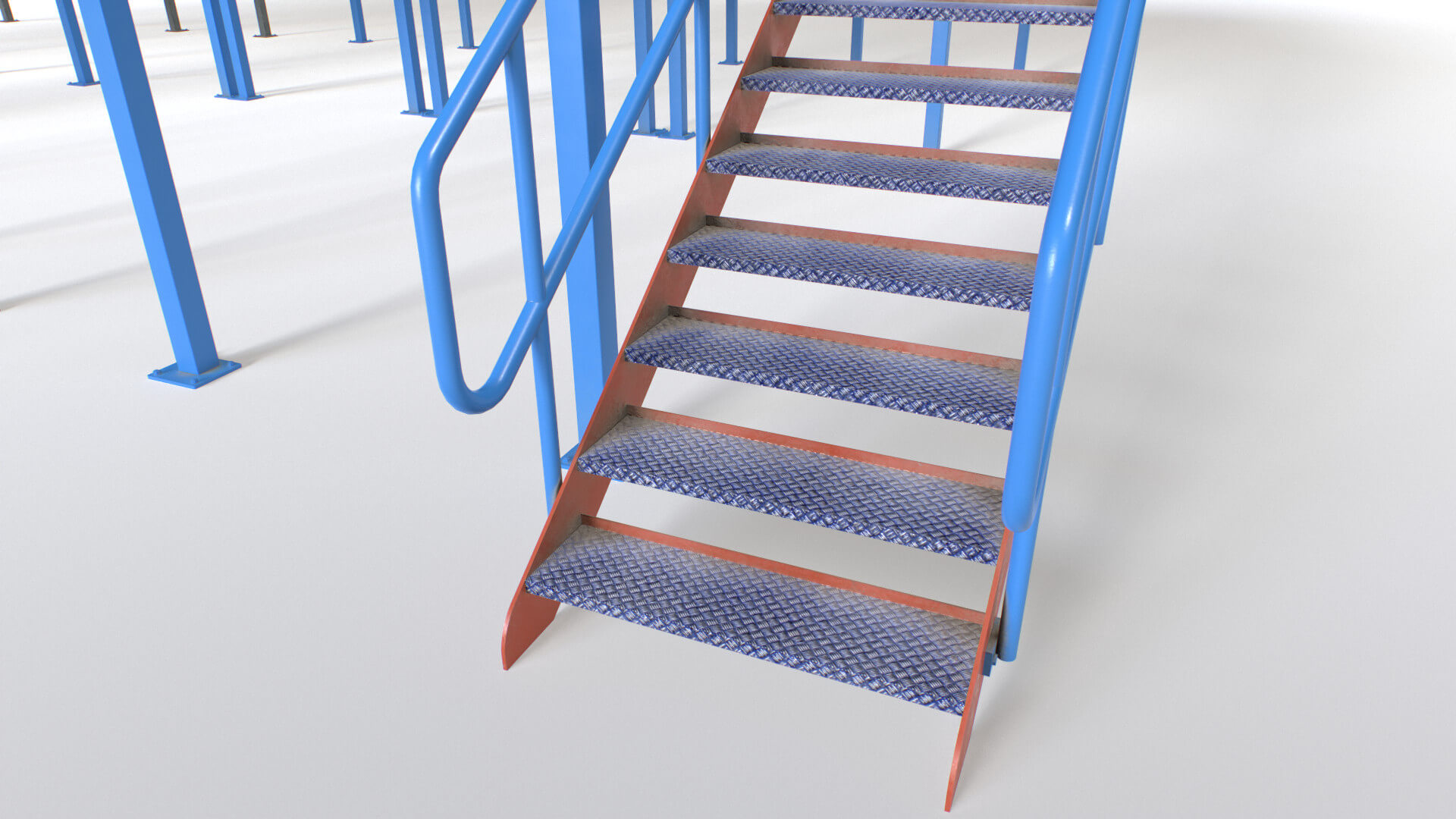 Industrial Platform Modular - 3D Model by 32cm