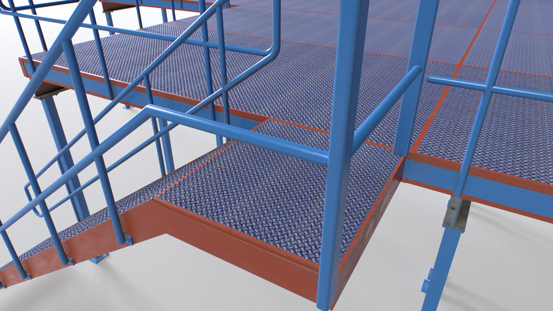 Industrial Platform Modular - 3D Model by 32cm