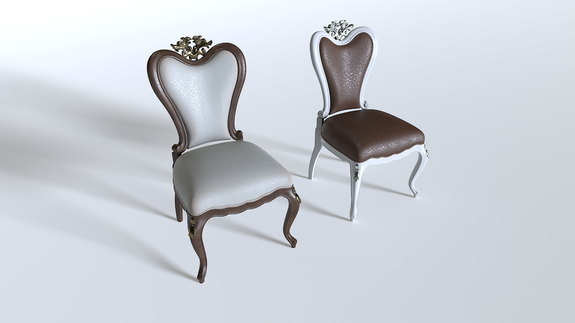 Luxury Chair Pack 1 - 3D Model by 32cm