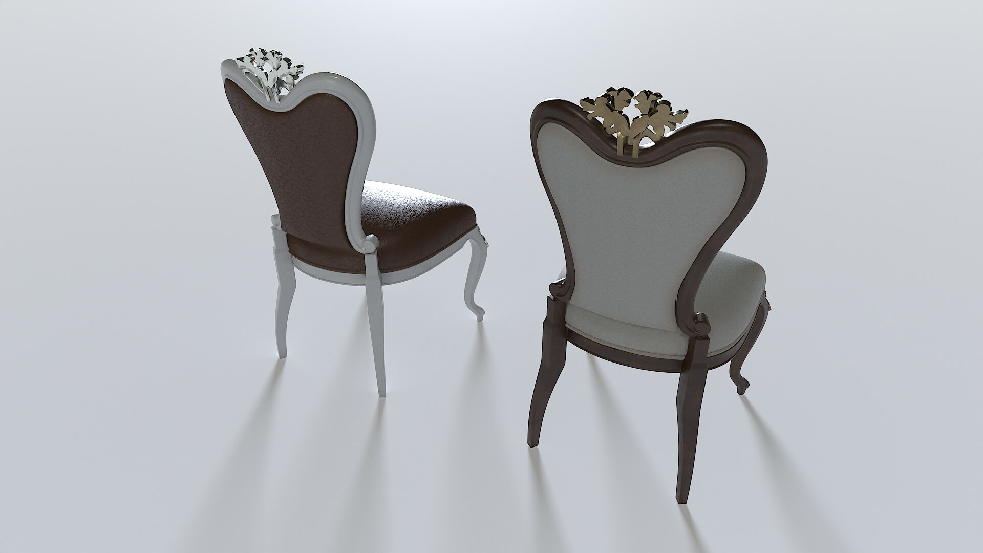 Luxury Chair Pack 1 - 3D Model by 32cm