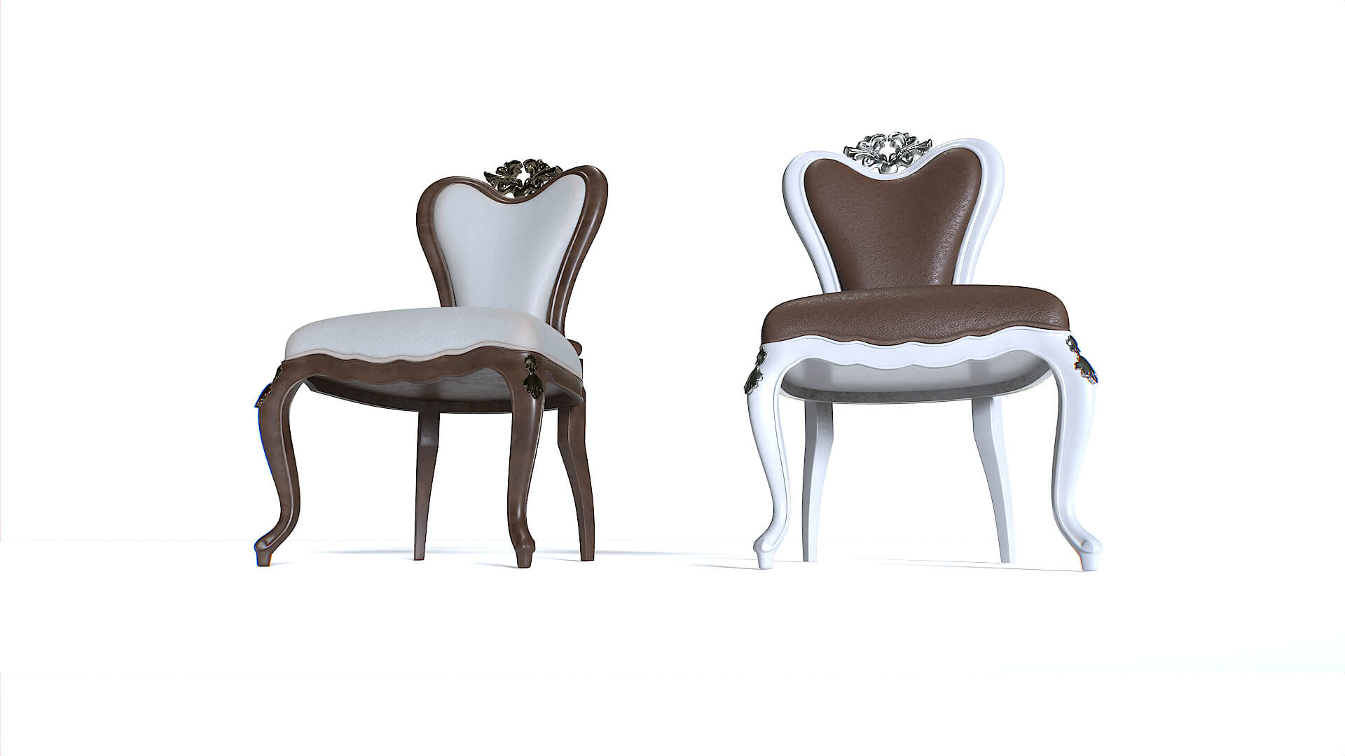 Luxury Chair Pack 1 - 3D Model by 32cm