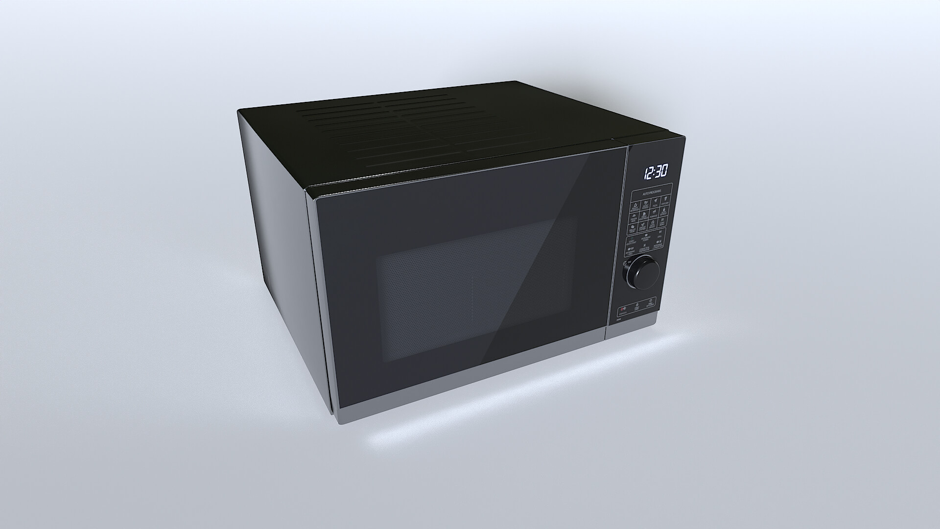 Microwave Oven 1 - 3D Model by 32cm