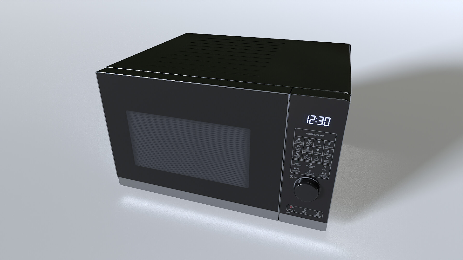 Microwave Oven 1 - 3D Model by 32cm