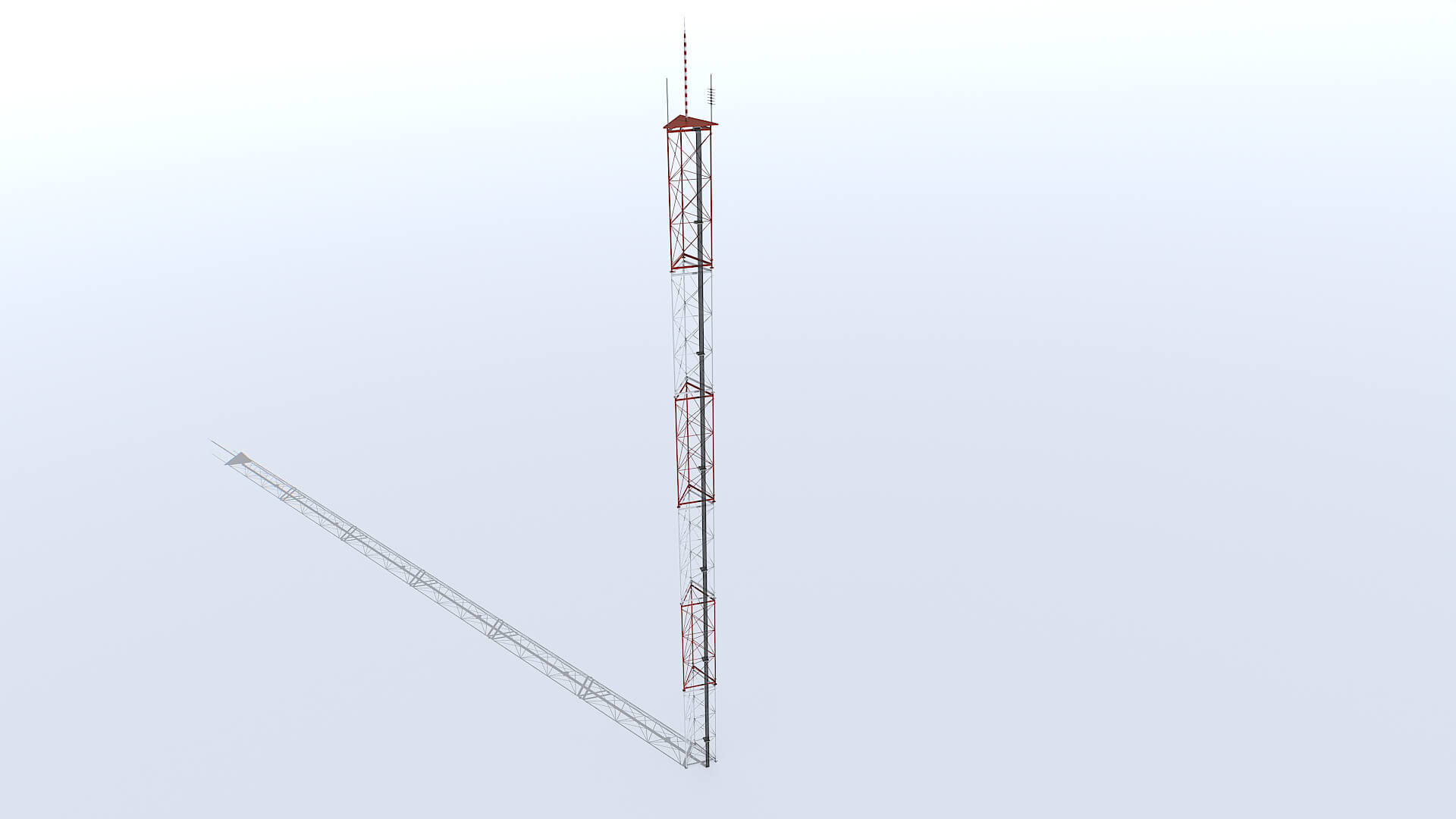 Modular Antenna - 3D Model by 32cm