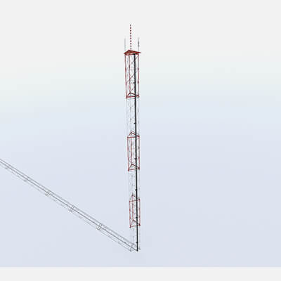 Modular Antenna - 3D Model by 32cm