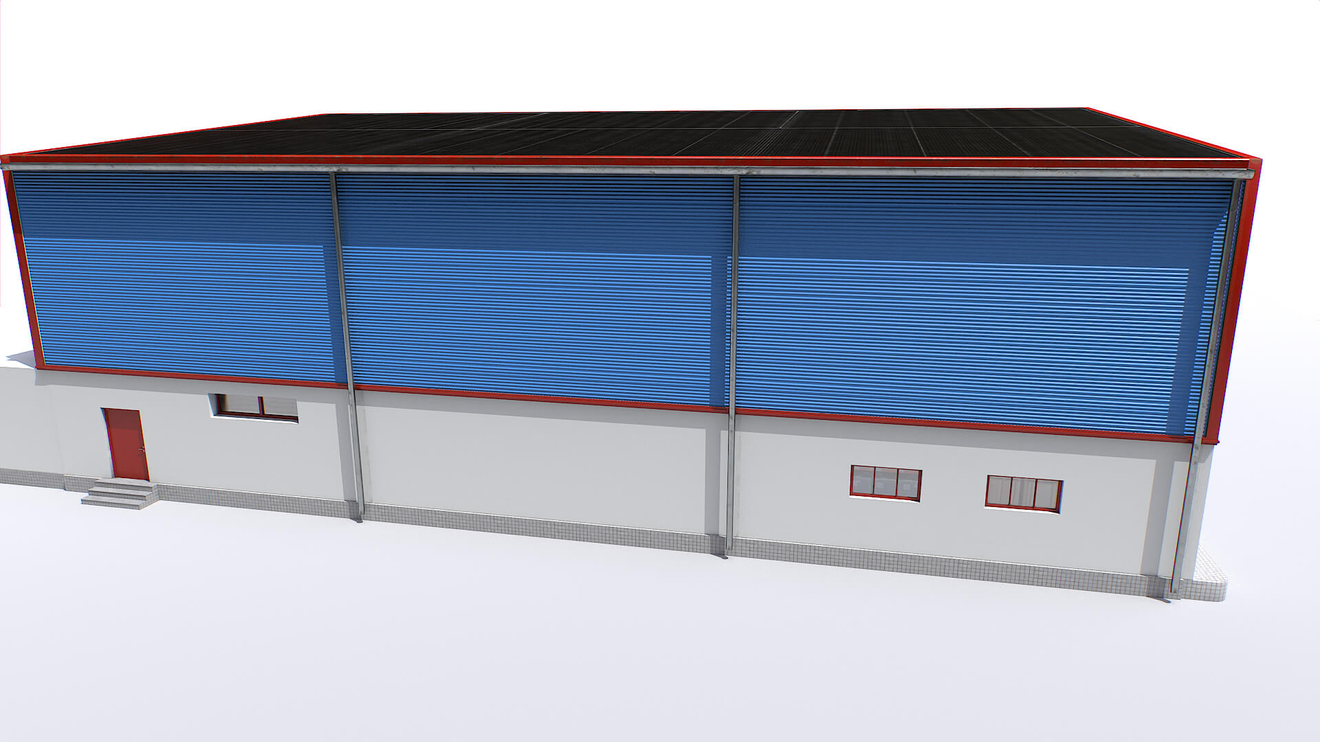 Modular Industrial Storage - 3D Model by 32cm