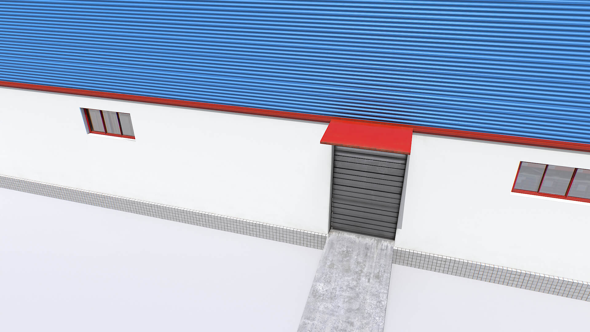 Modular Industrial Storage - 3D Model by 32cm