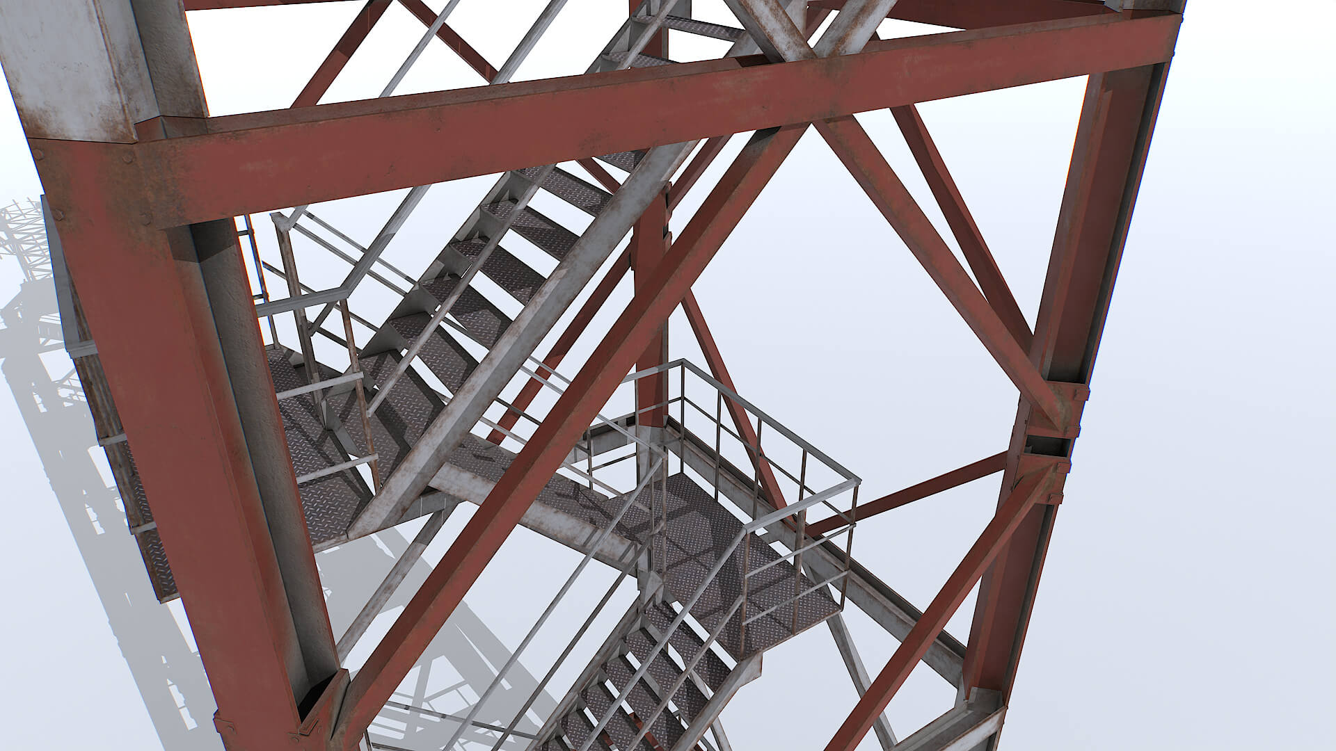 Modular Radar Tower 2 - 3D Model by 32cm