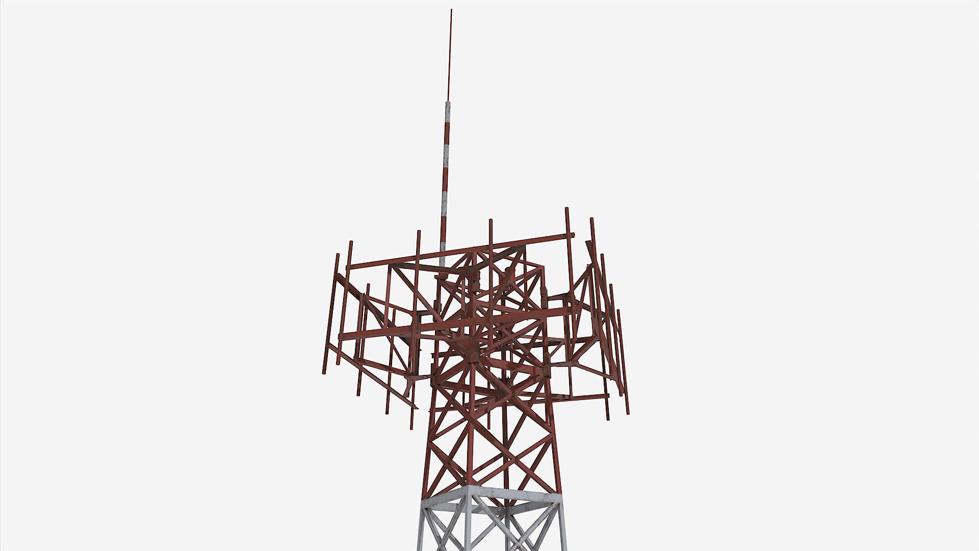 Modular Radar Tower 2 - 3D Model by 32cm