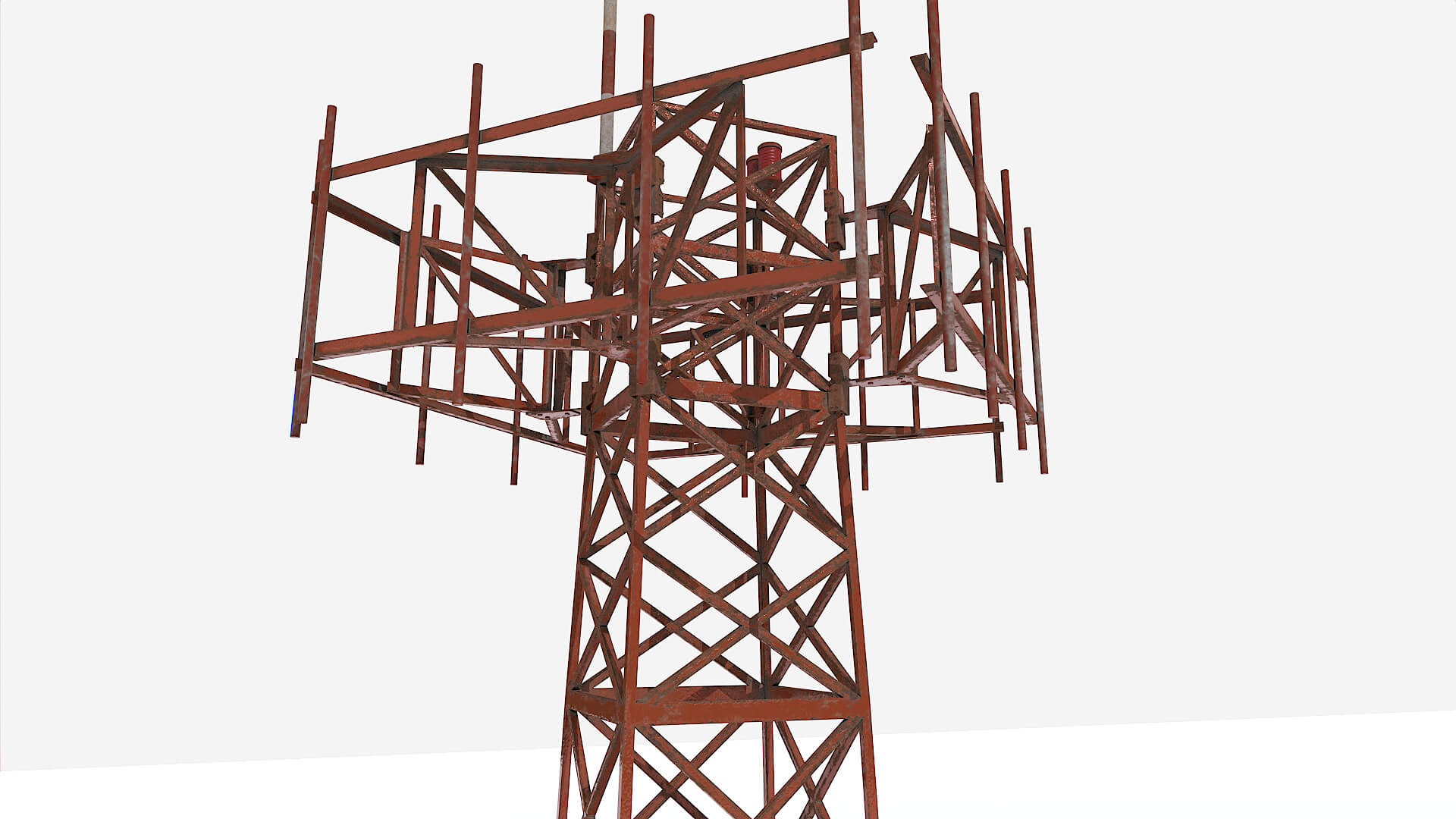 Modular Radar Tower 1 - 3D Model by 32cm