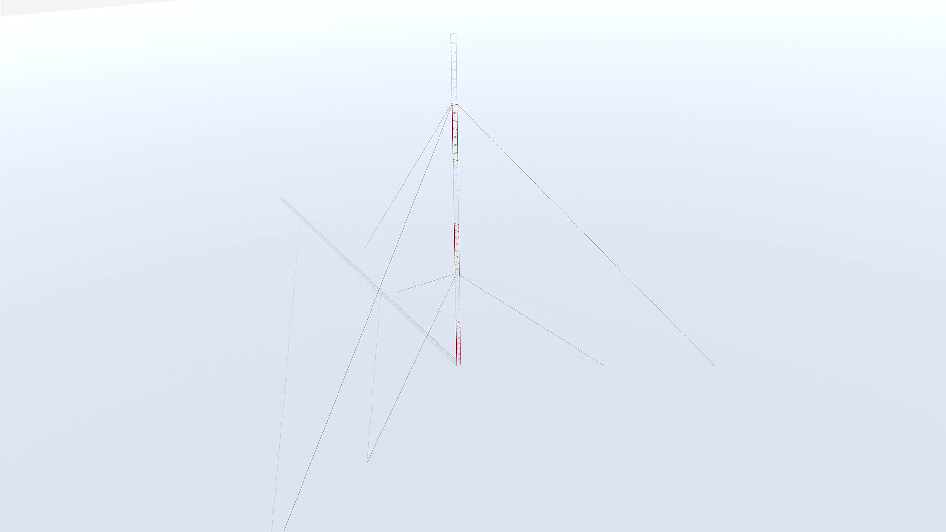 Modular Radio Antenna - 3D Model by 32cm