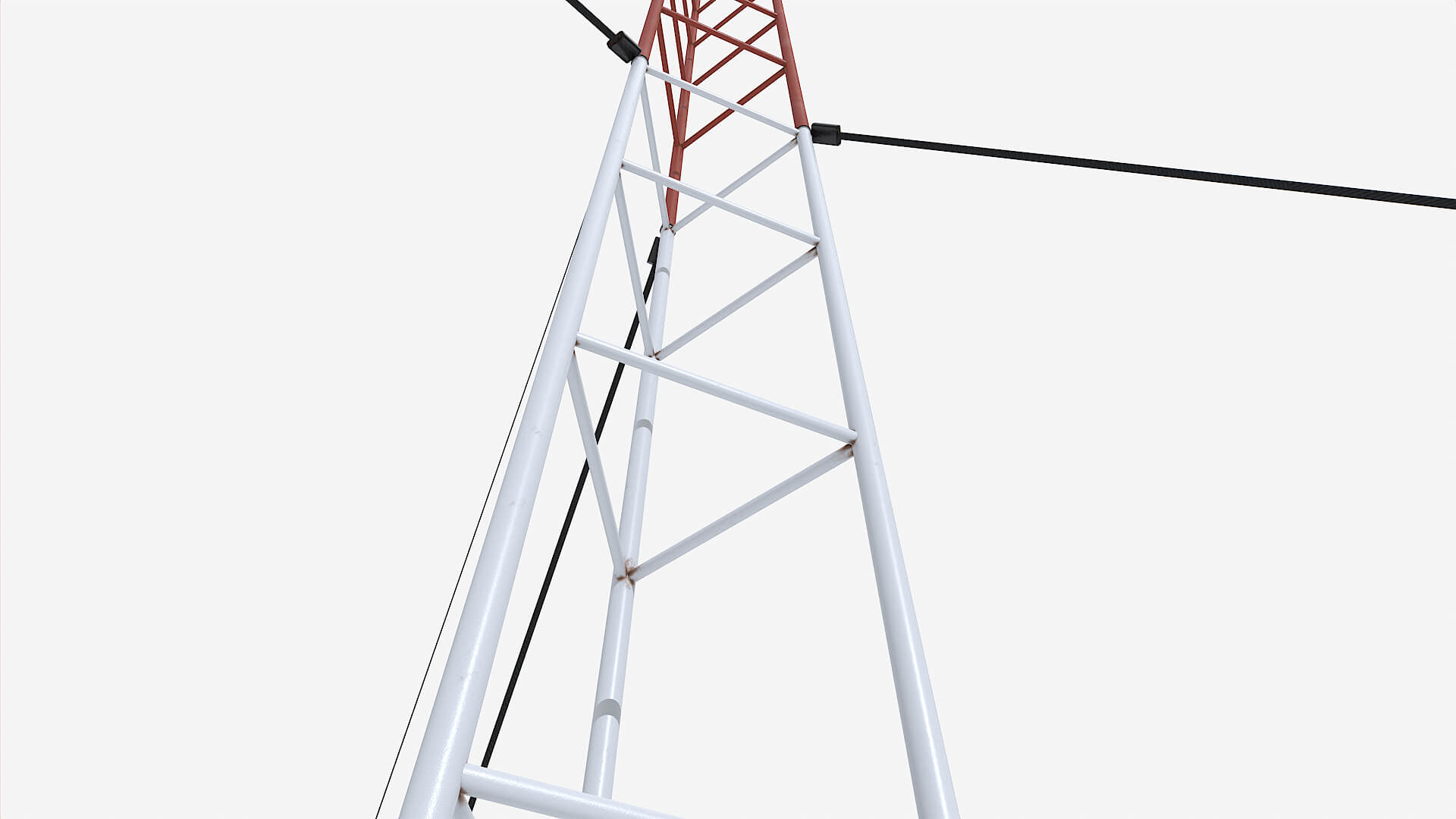 Modular Radio Antenna - 3D Model by 32cm