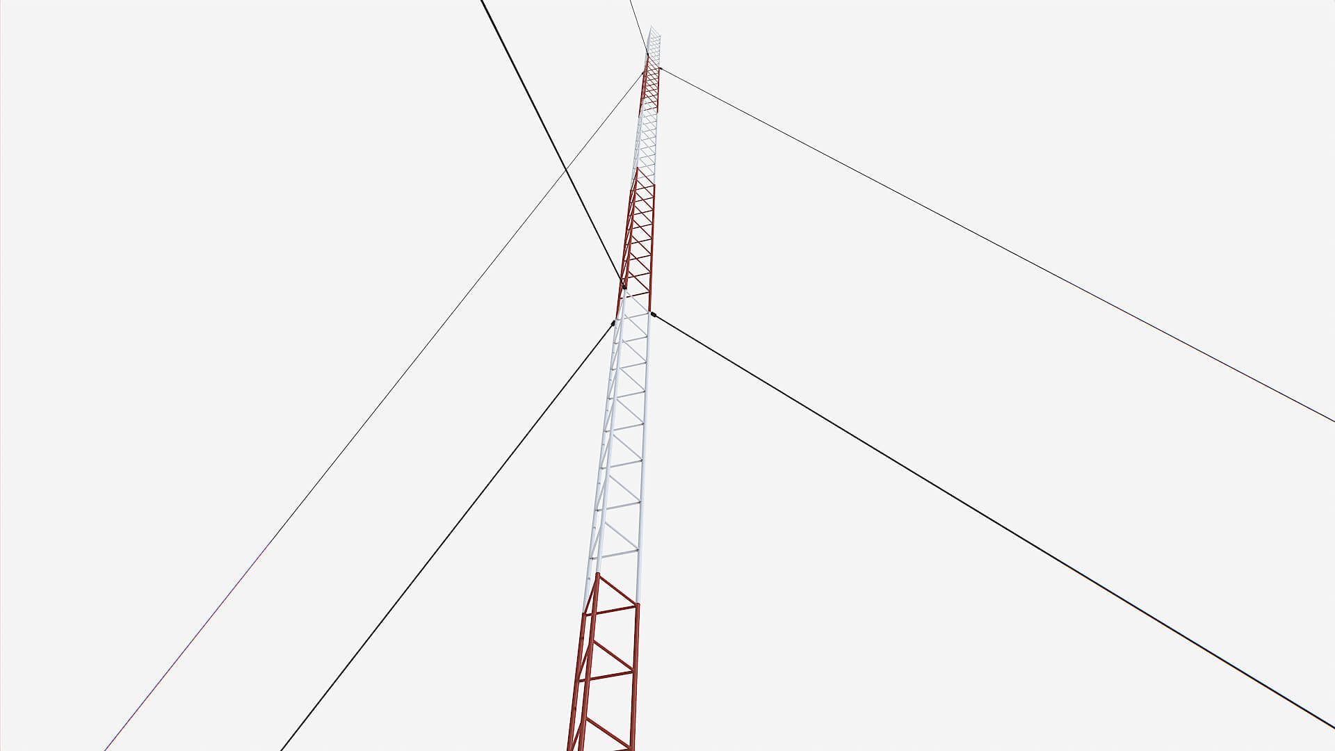 Modular Radio Antenna - 3D Model by 32cm
