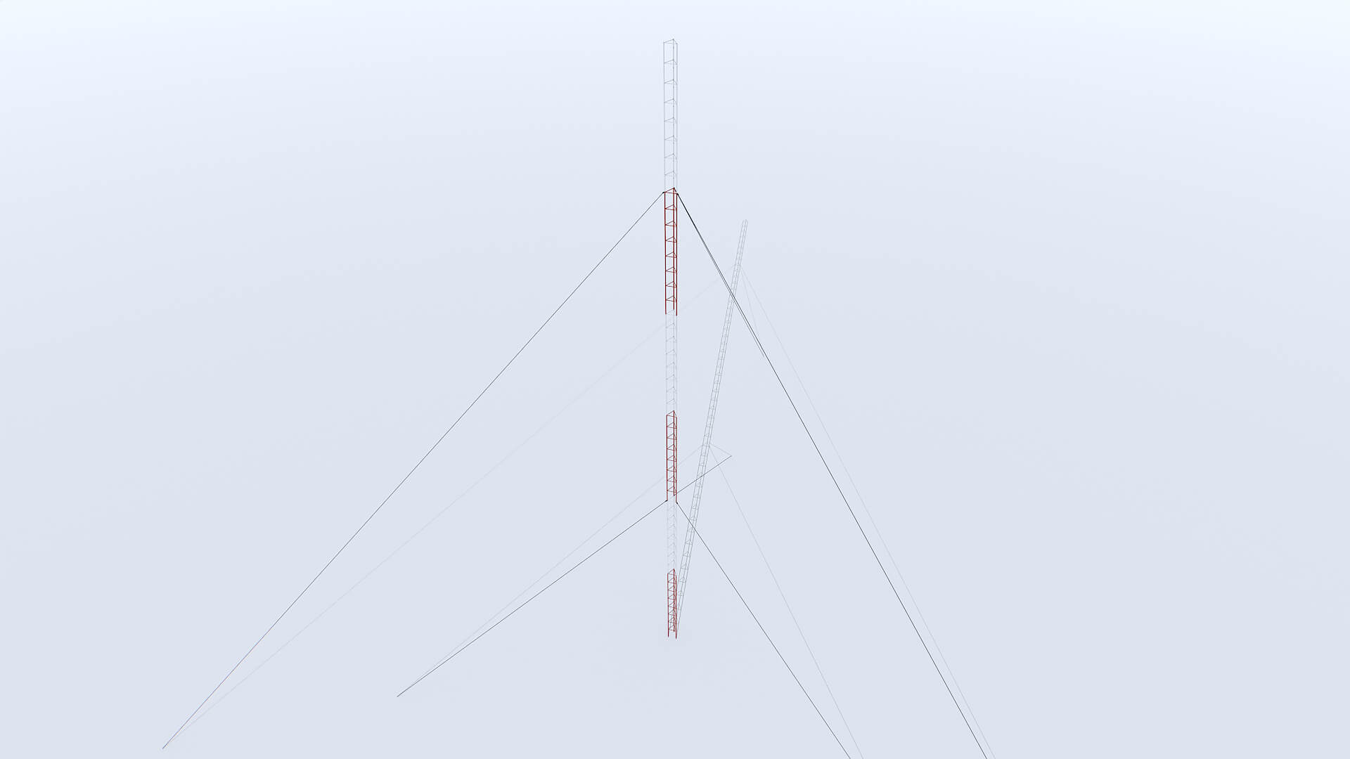 Modular Radio Antenna - 3D Model by 32cm