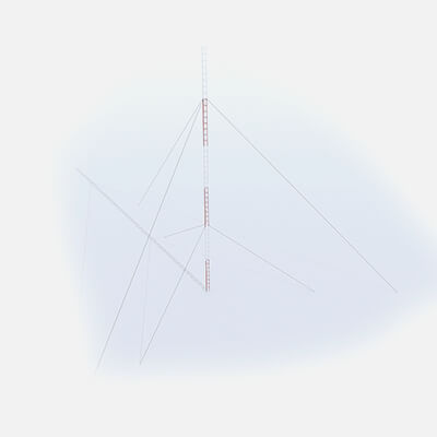 Modular Radio Antenna - 3D Model by 32cm