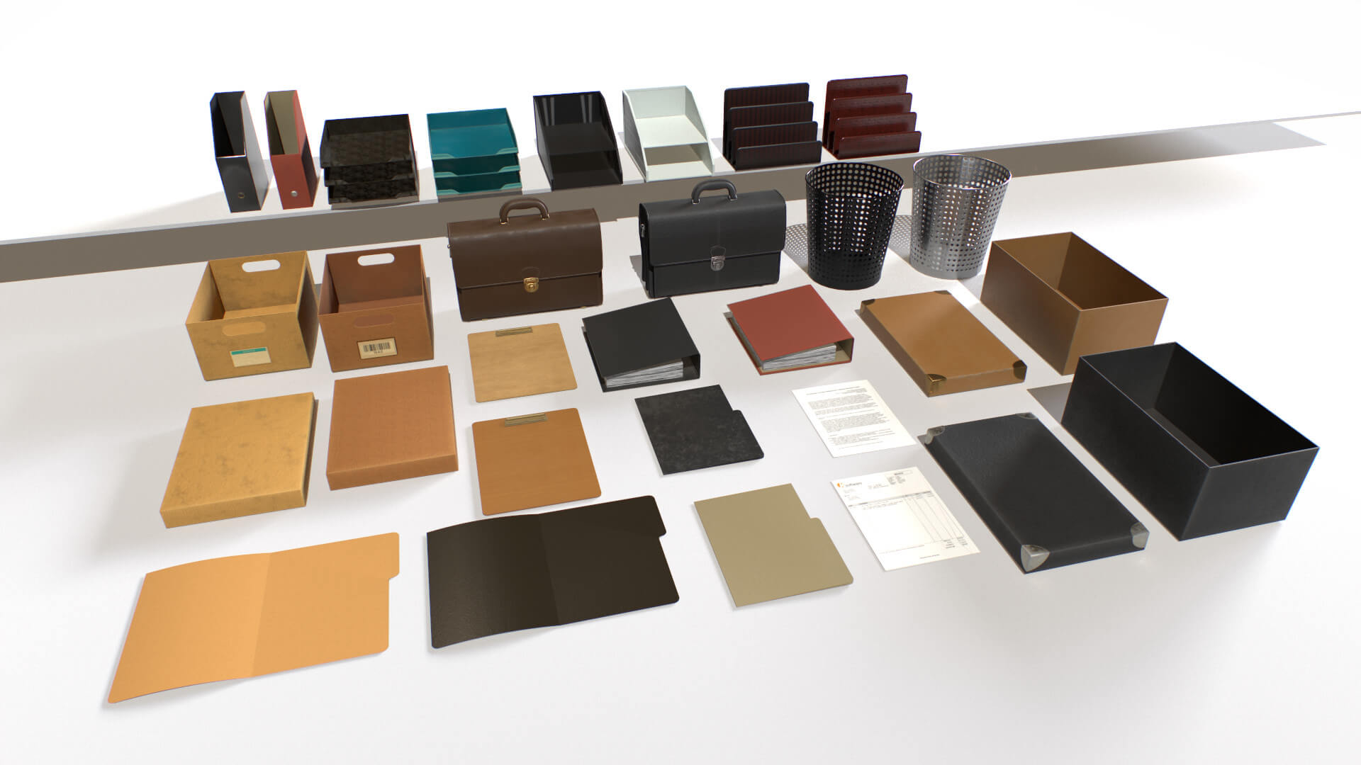 Office Props Pack 2 - 3D Model by 32cm