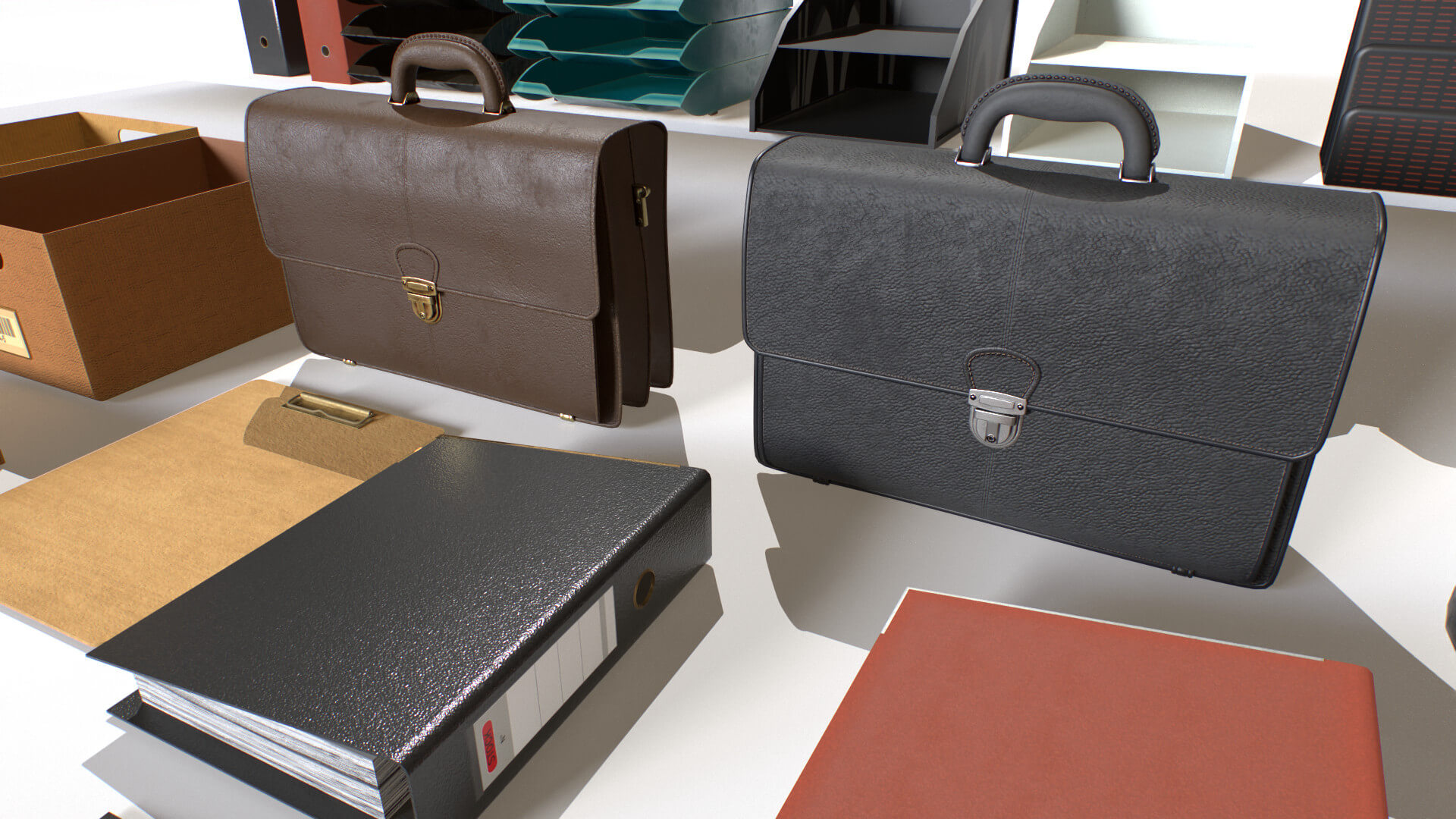 Office Props Pack 2 - 3D Model by 32cm