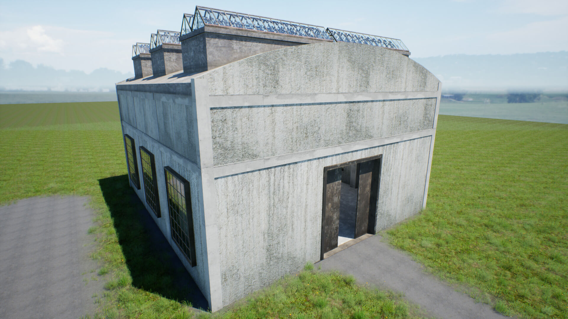 Old Warehouse - 3D Model by 32cm