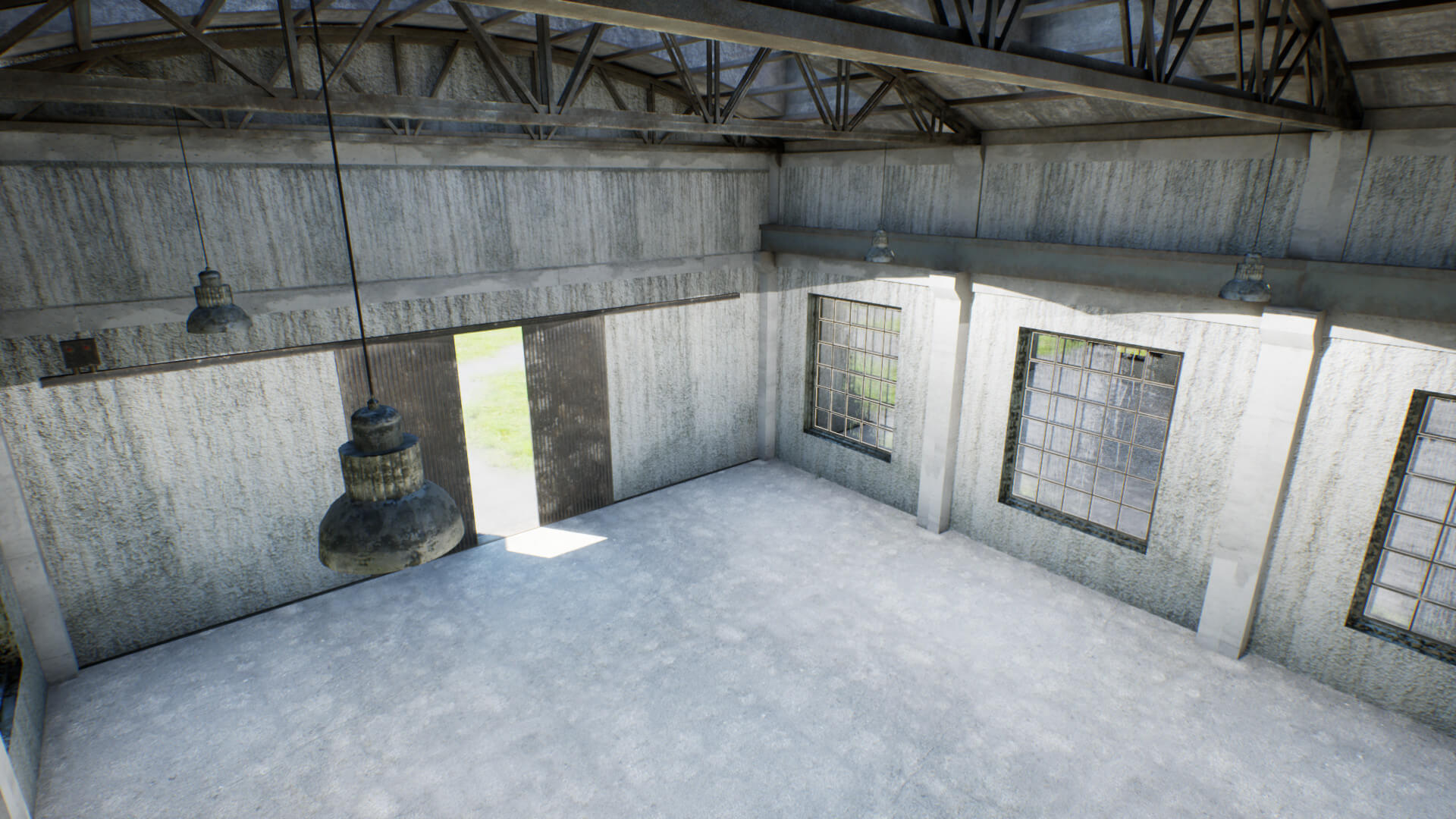 Old Warehouse - 3D Model by 32cm