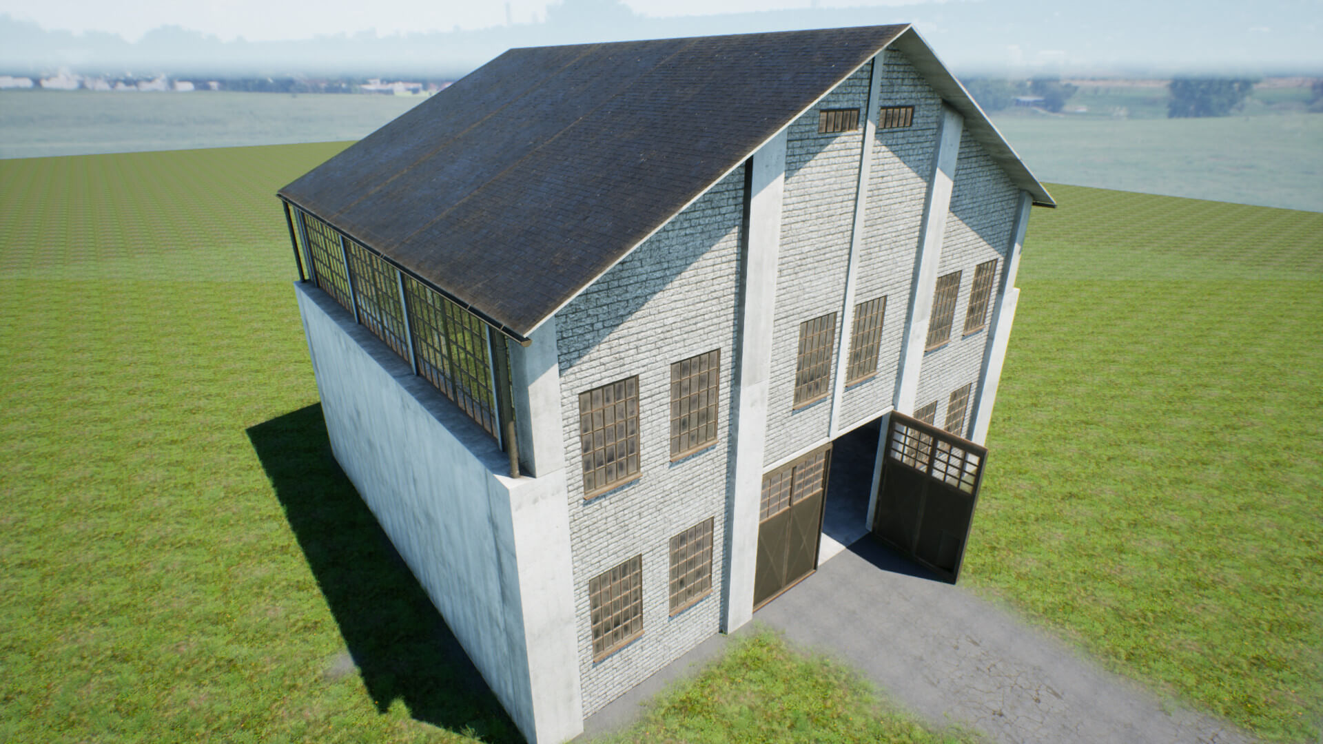 Old Warehouse - 3D Model by 32cm