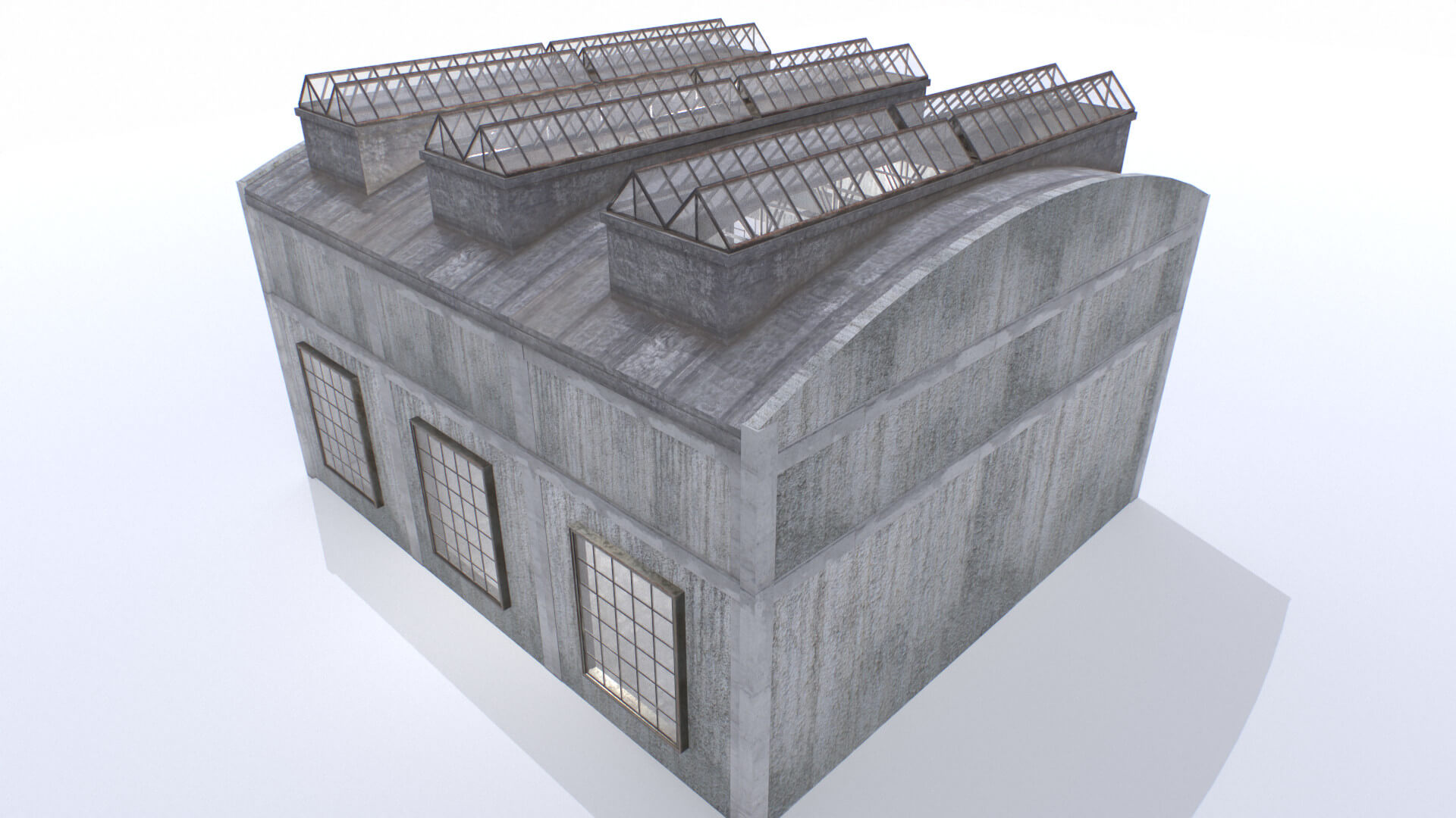 Old Warehouse - 3D Model by 32cm