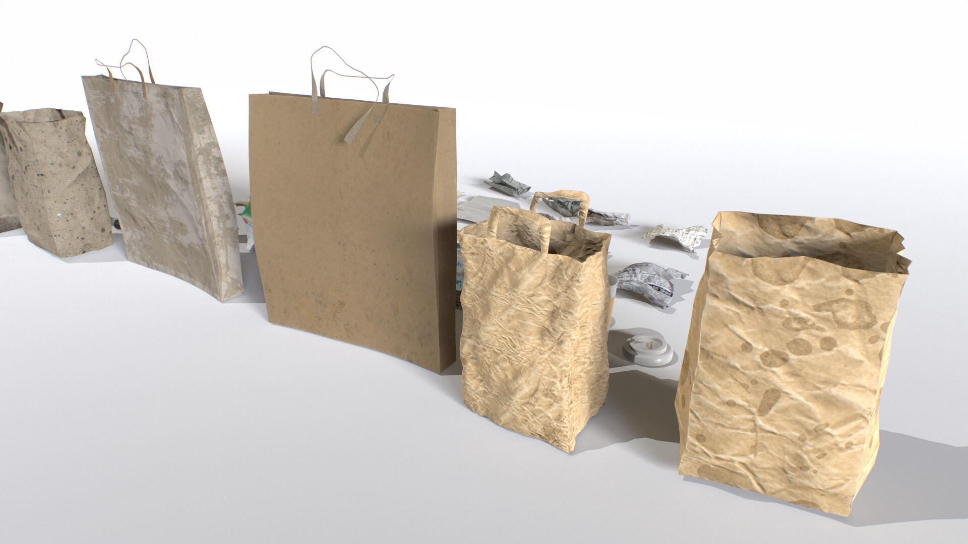 Paper Junk - 3D Model by 32cm