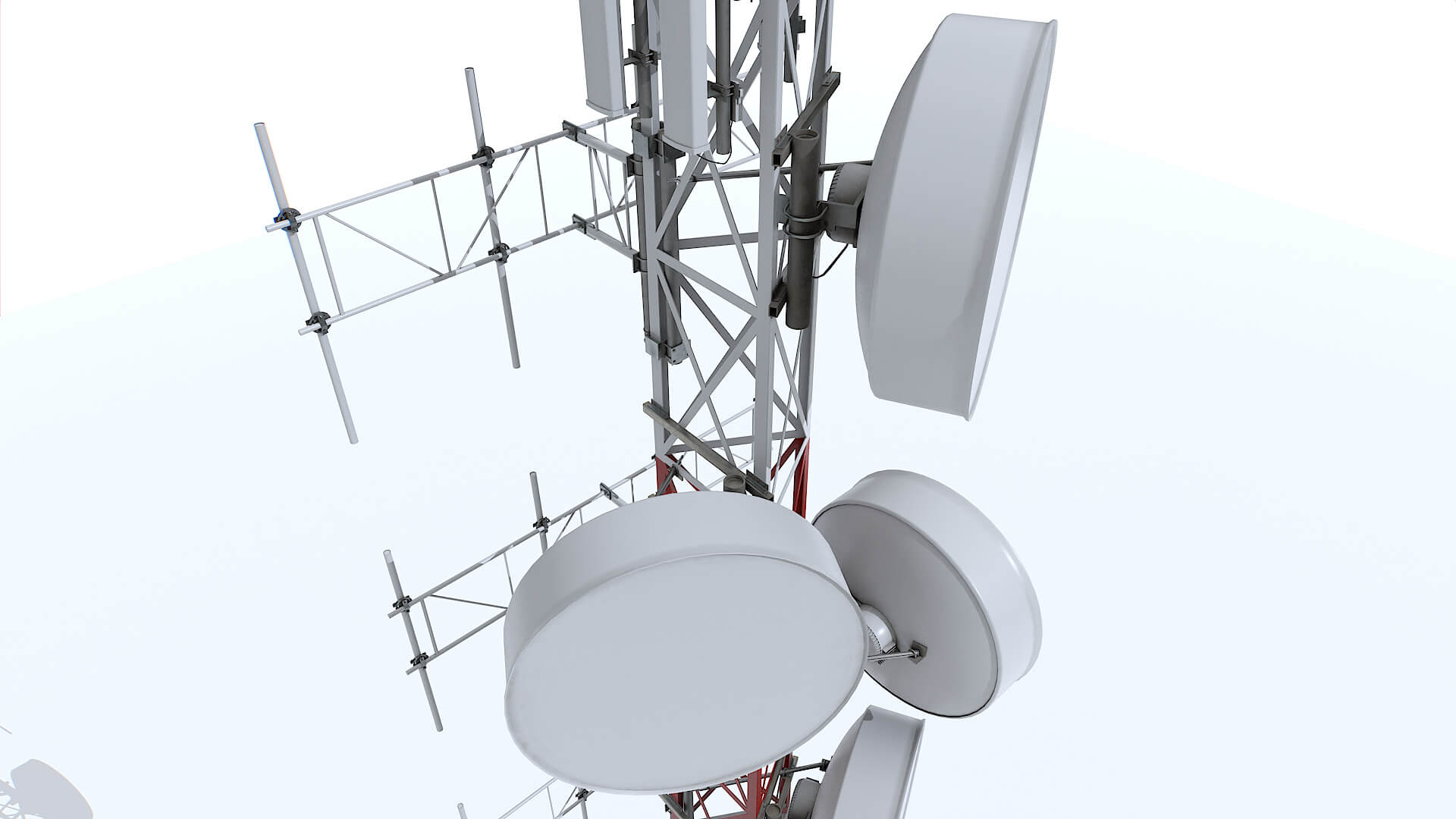 Radio Antenna Tower - 3D Model by 32cm