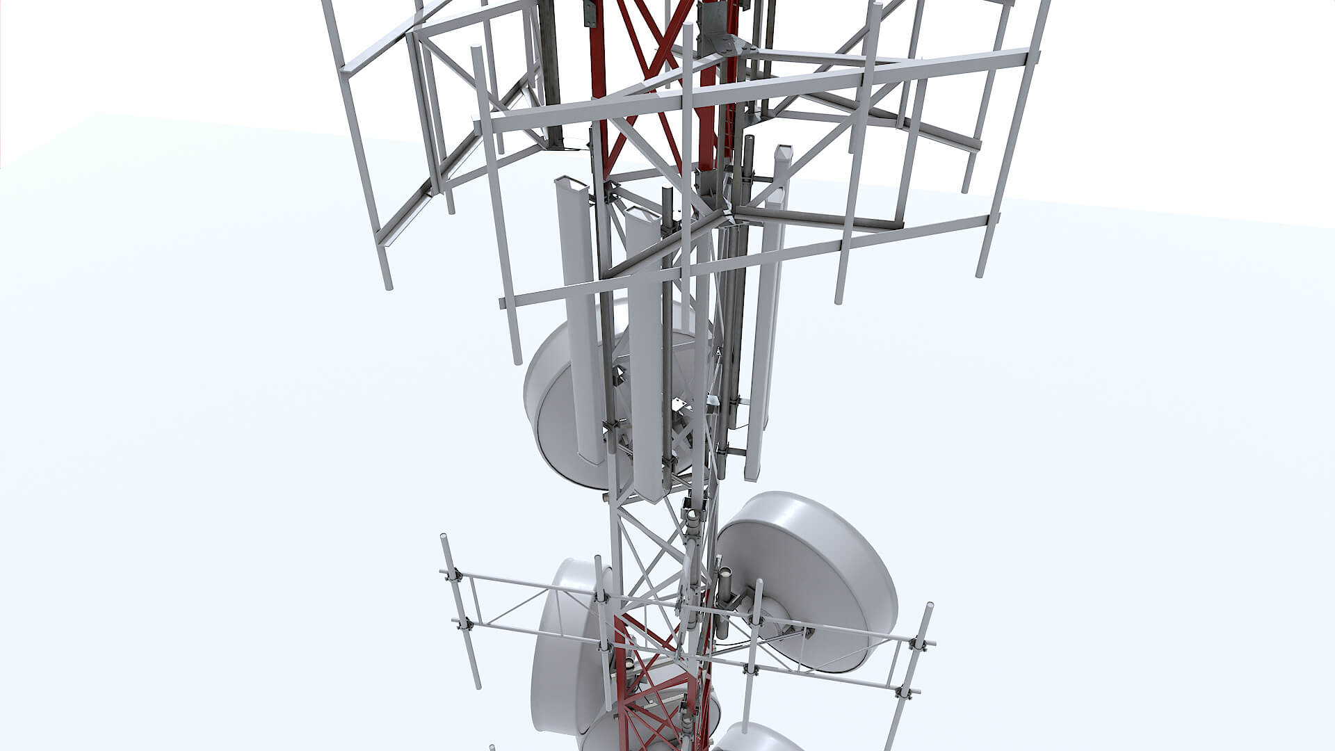 Radio Antenna Tower - 3D Model by 32cm