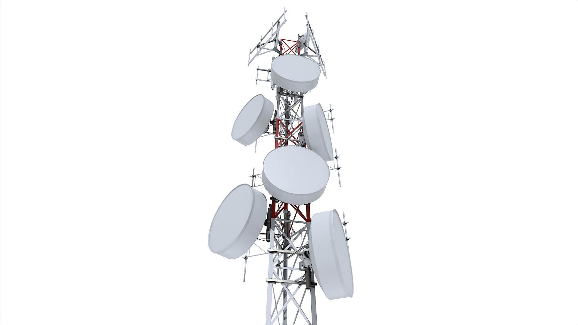 Radio Antenna Tower - 3D Model by 32cm