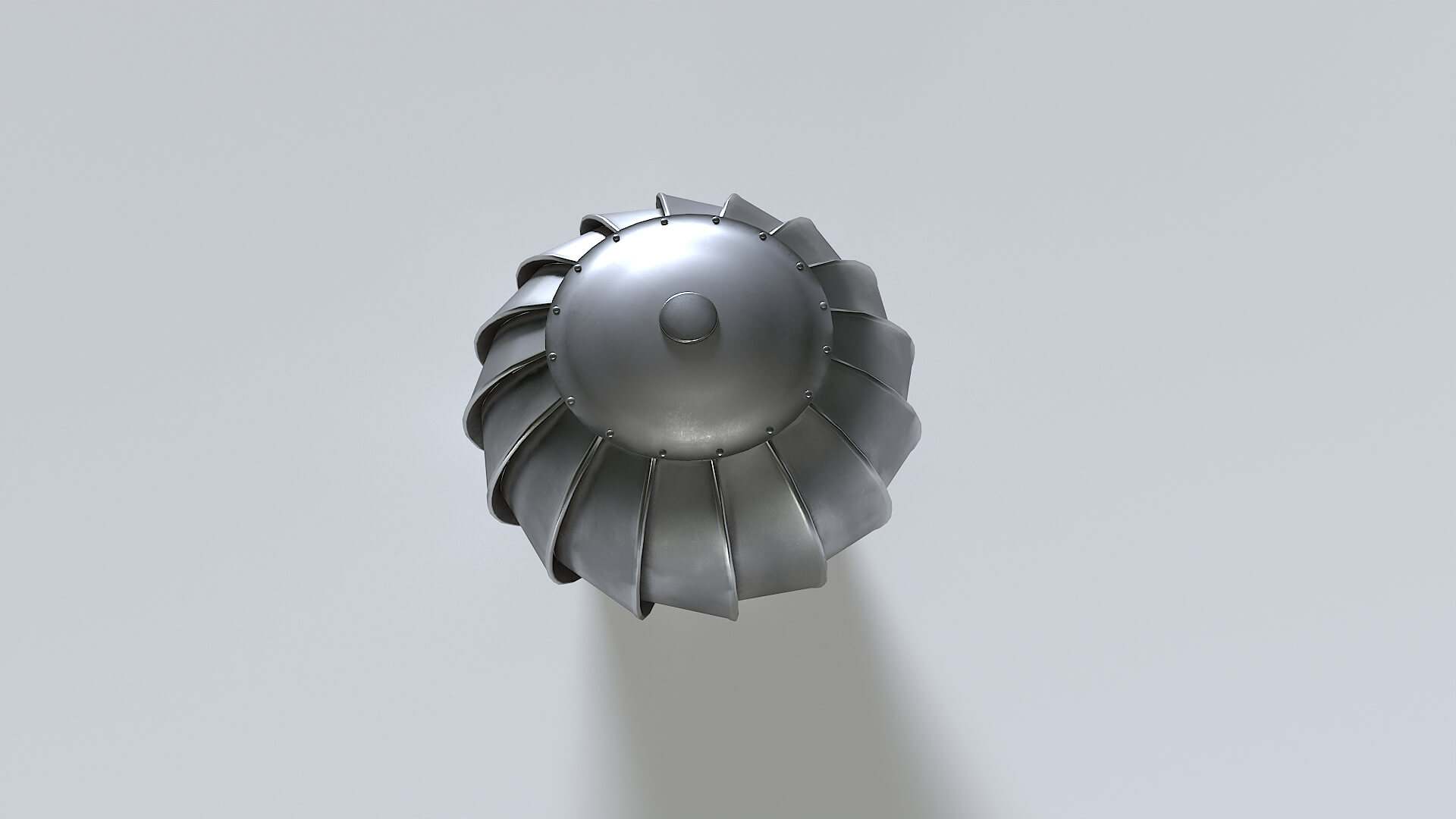 Roof Wind Turbine - 3D Model by 32cm
