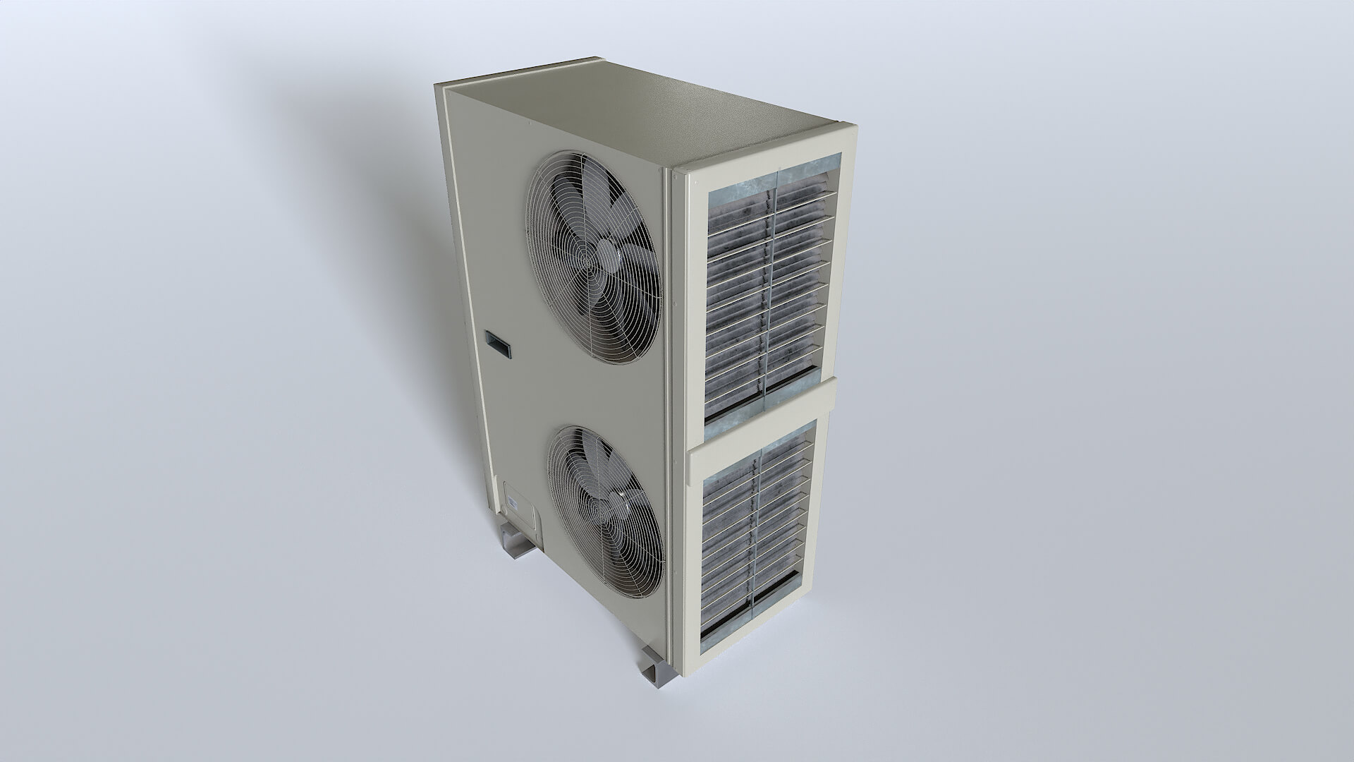 Rooftop AC HVAC Unit 2 - 3D Model by 32cm