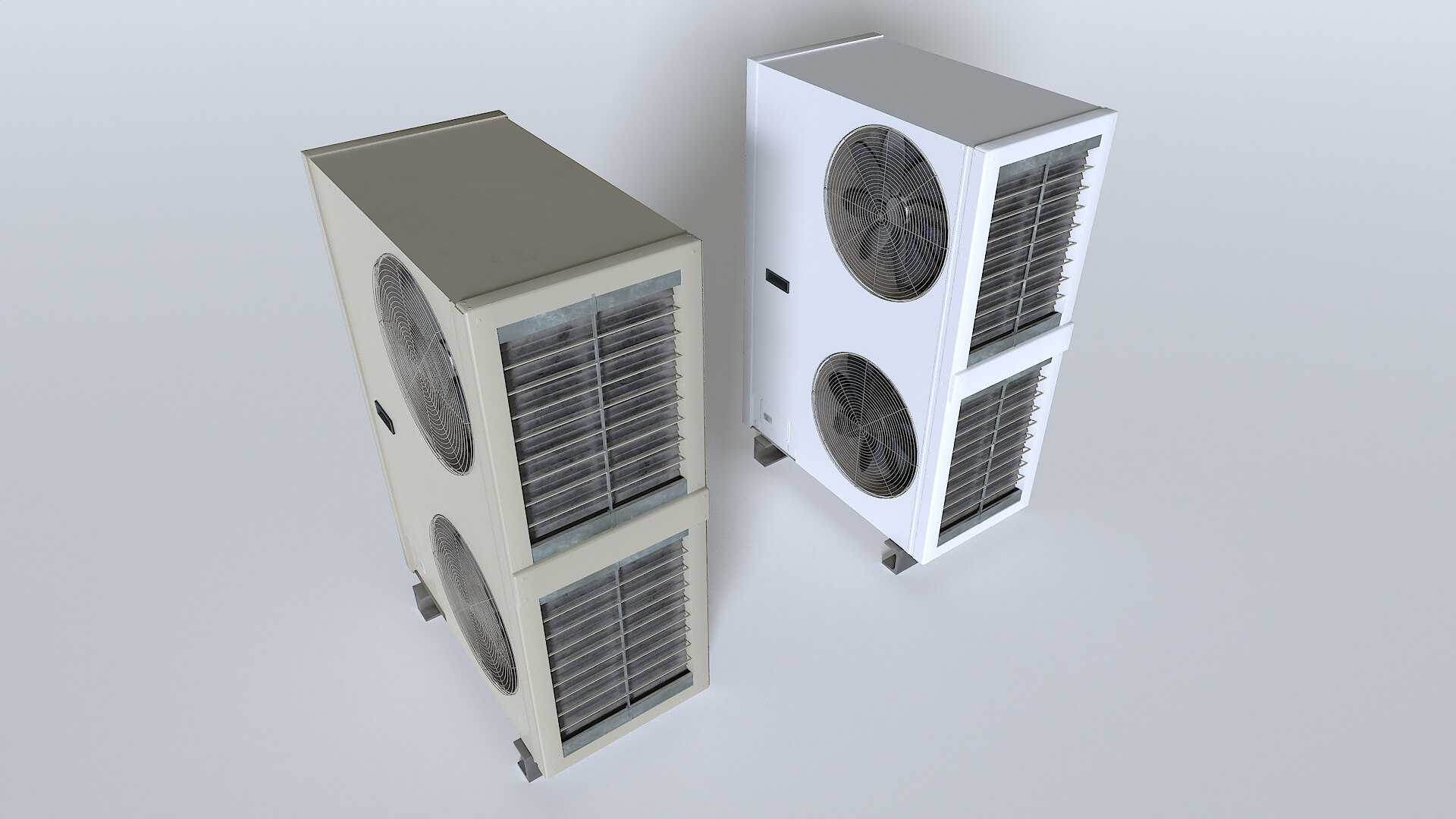 Rooftop AC HVAC Unit 2 - 3D Model by 32cm