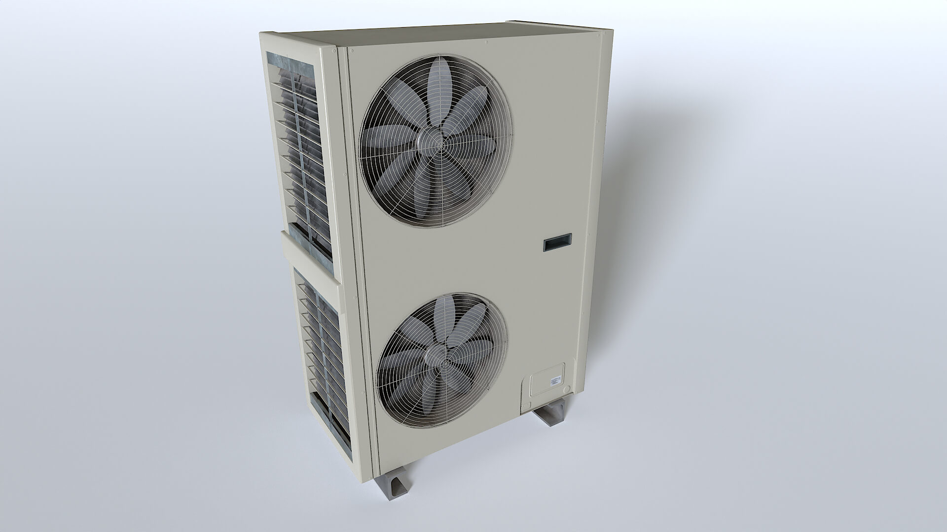 Rooftop AC HVAC Unit 2 - 3D Model by 32cm