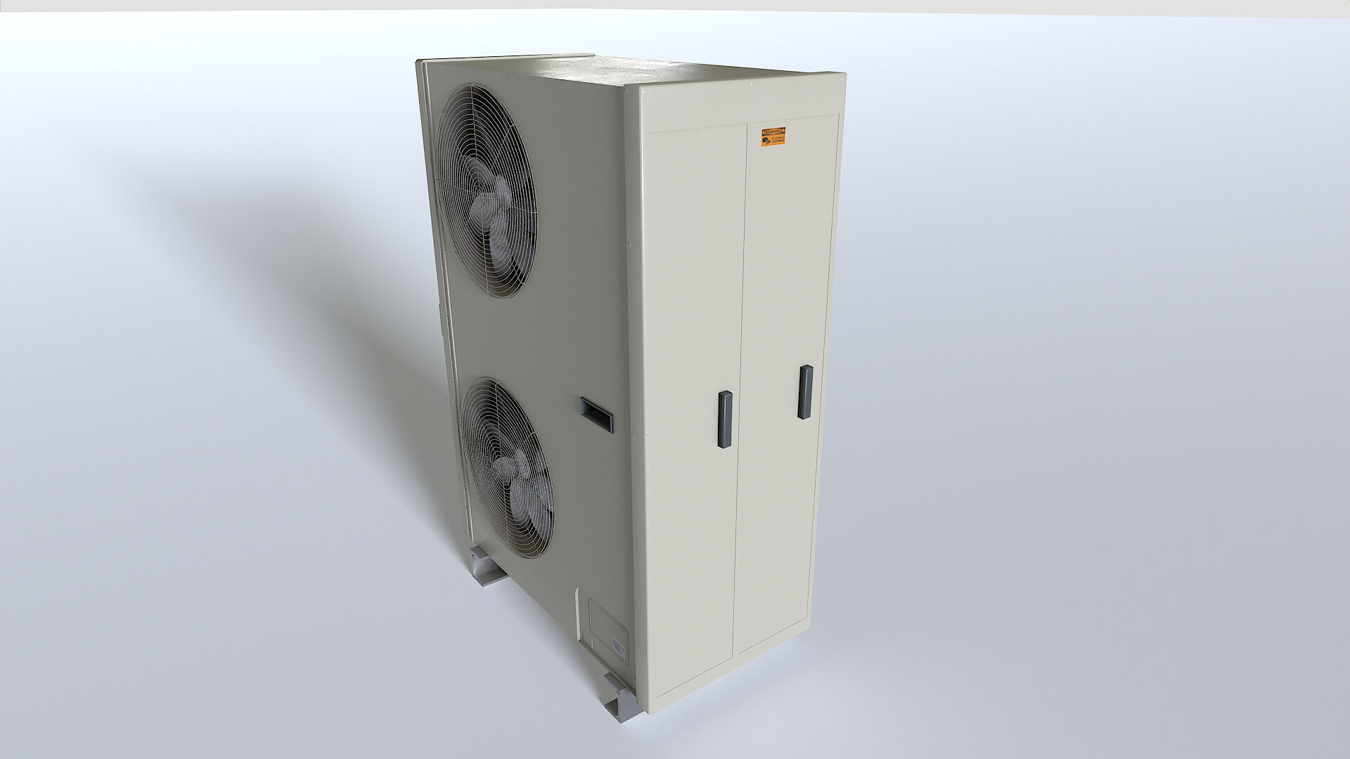 Rooftop AC HVAC Unit 2 - 3D Model by 32cm