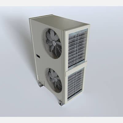 Rooftop AC HVAC Unit 2 - 3D Model by 32cm