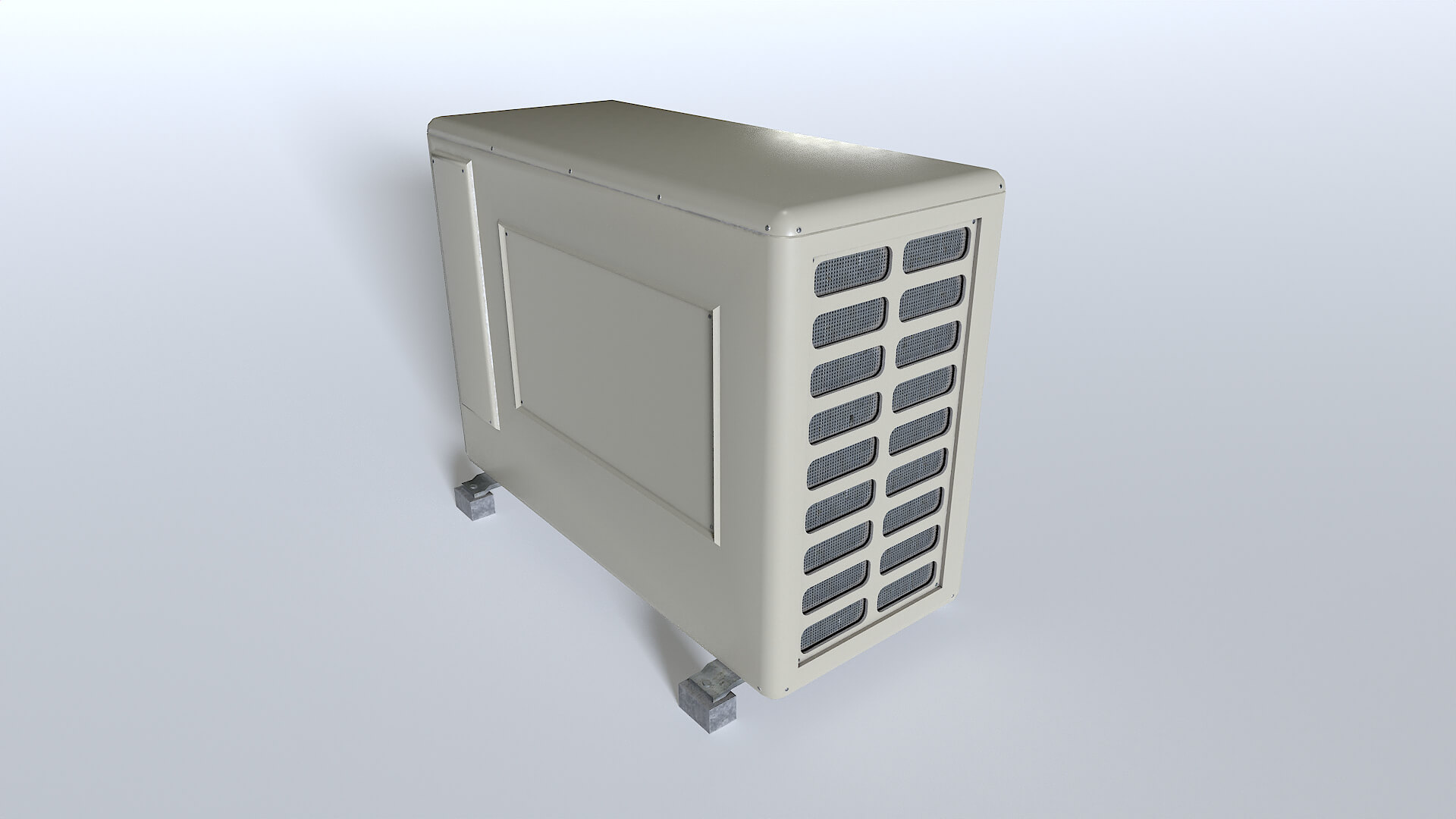 Rooftop AC HVAC Unit 3 - 3D Model by 32cm