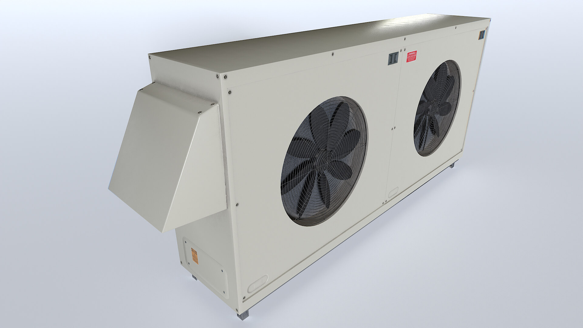 Rooftop AC HVAC Unit 4 - 3D Model by 32cm