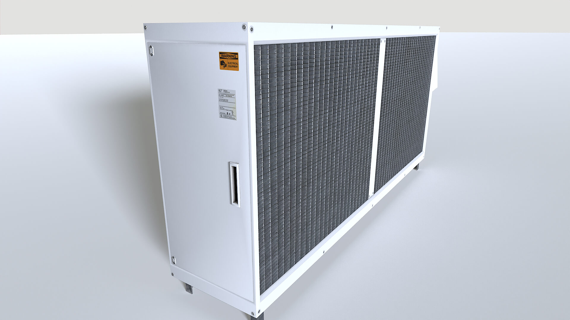 Rooftop AC HVAC Unit 4 - 3D Model by 32cm